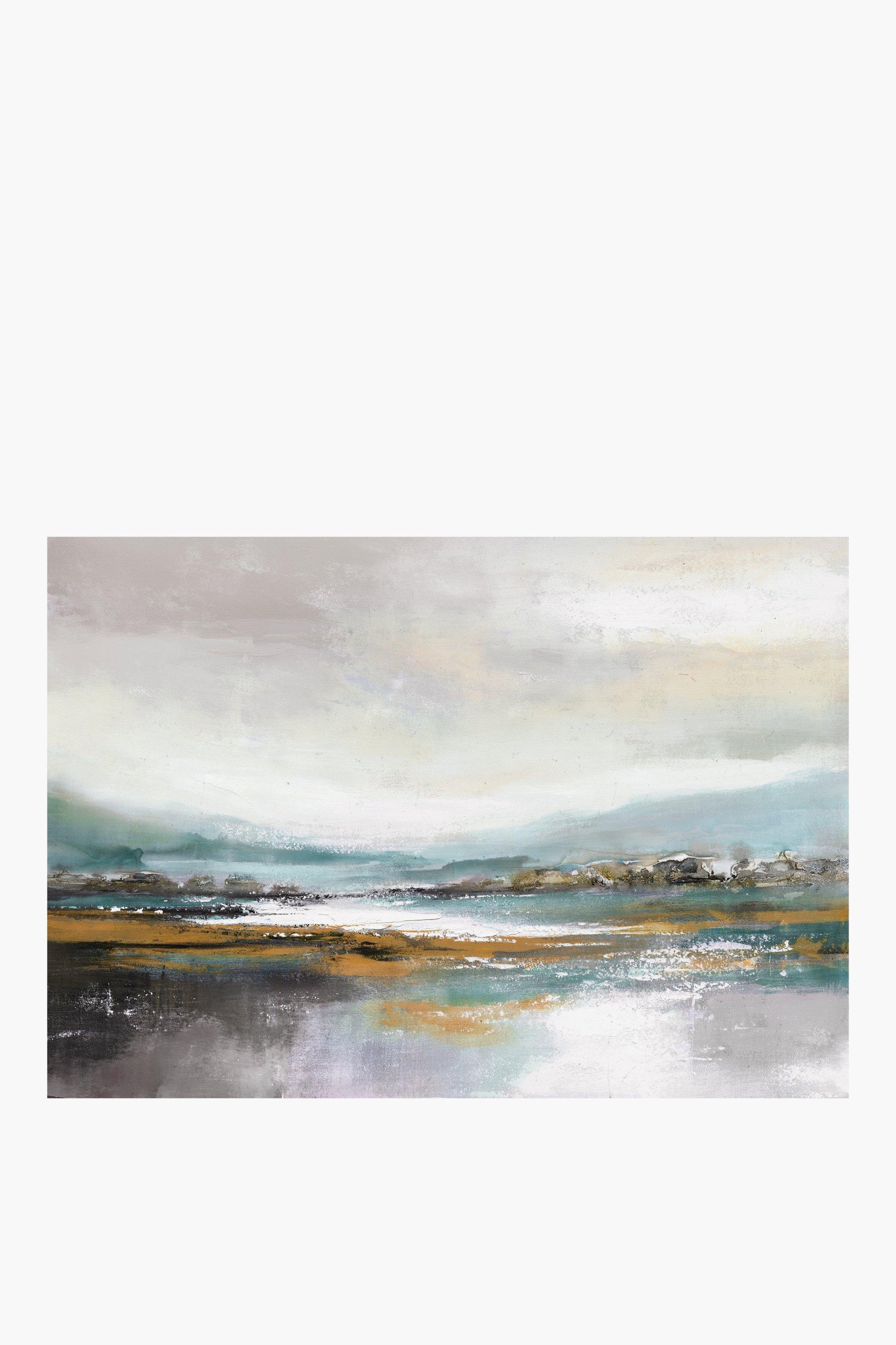 Abstract Lake View Canvas, 70x100cm