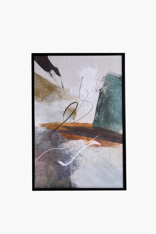 Framed Signature Abstract, 60x90cm