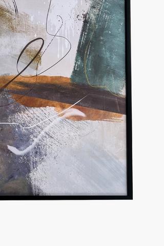 Framed Signature Abstract, 60x90cm