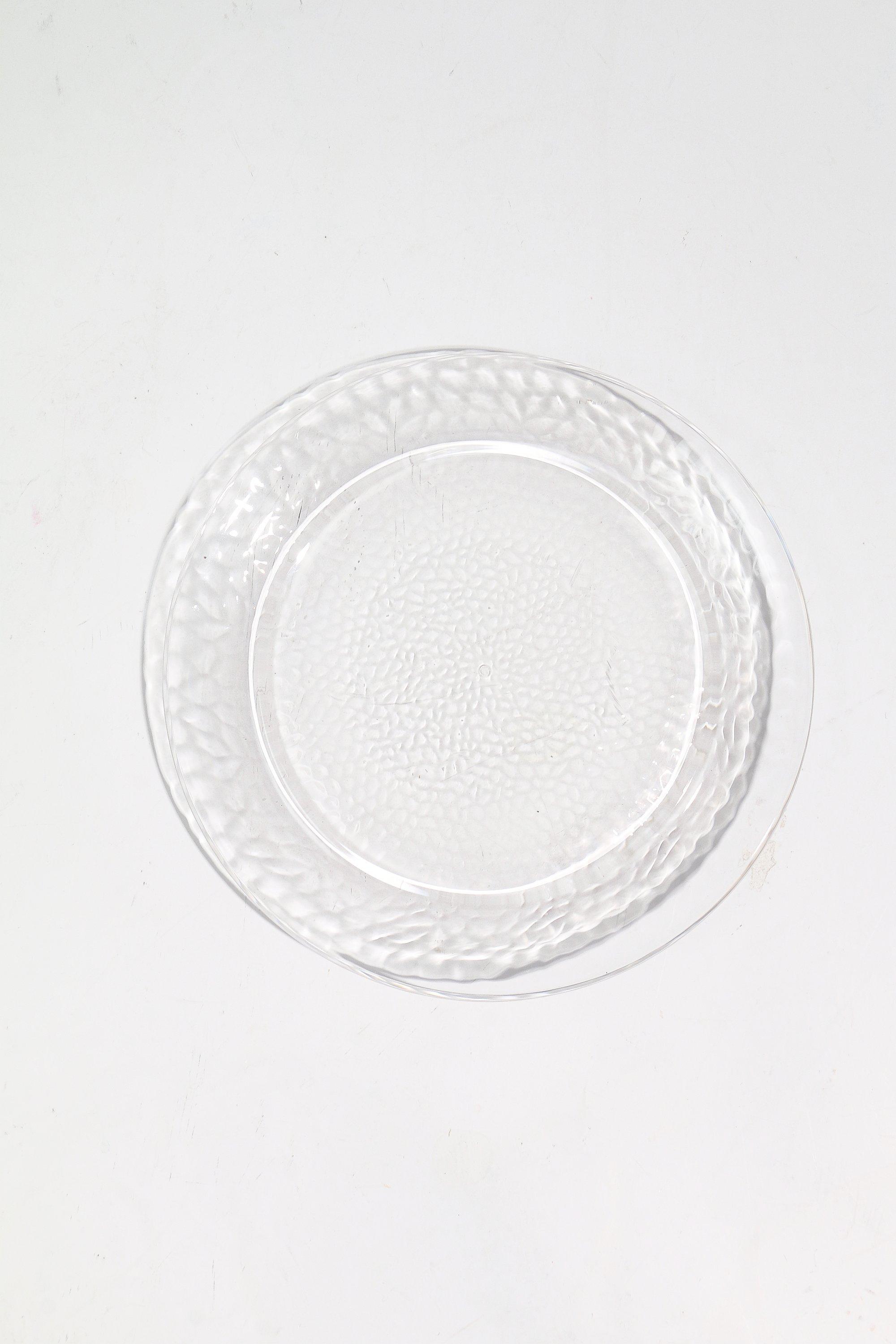 Stipple Acrylic Side Plate