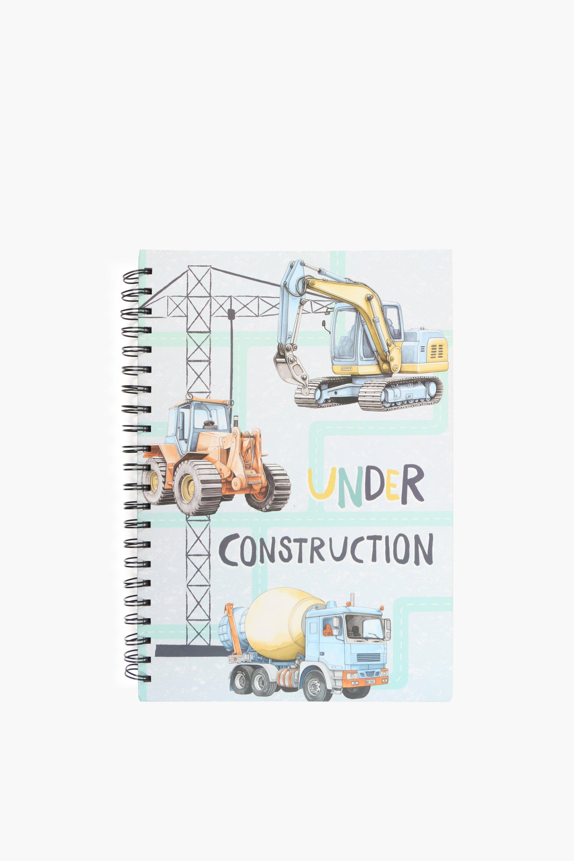 Construction Spiral Notebook A4
