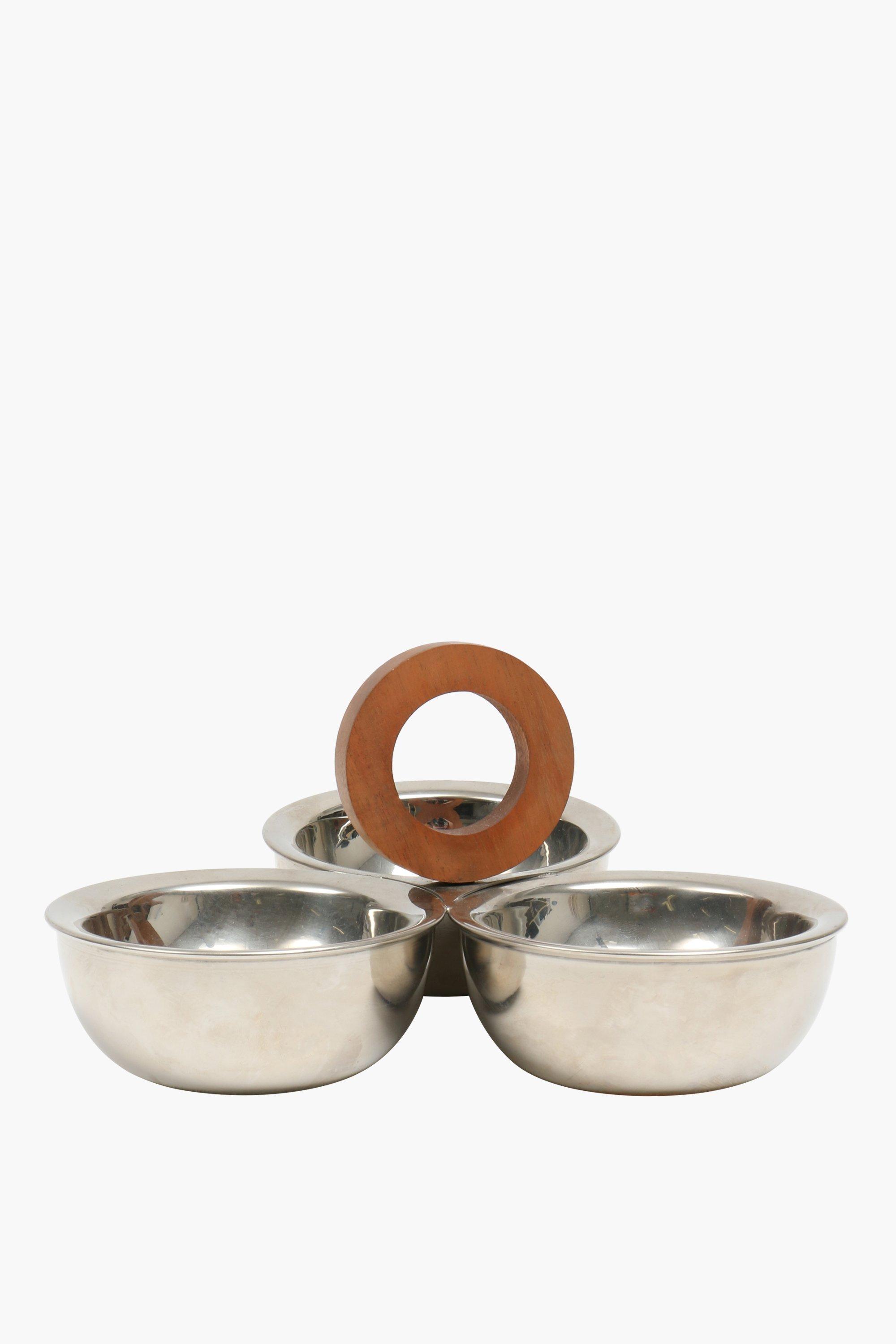 Stainless Steel 3 Pod Server