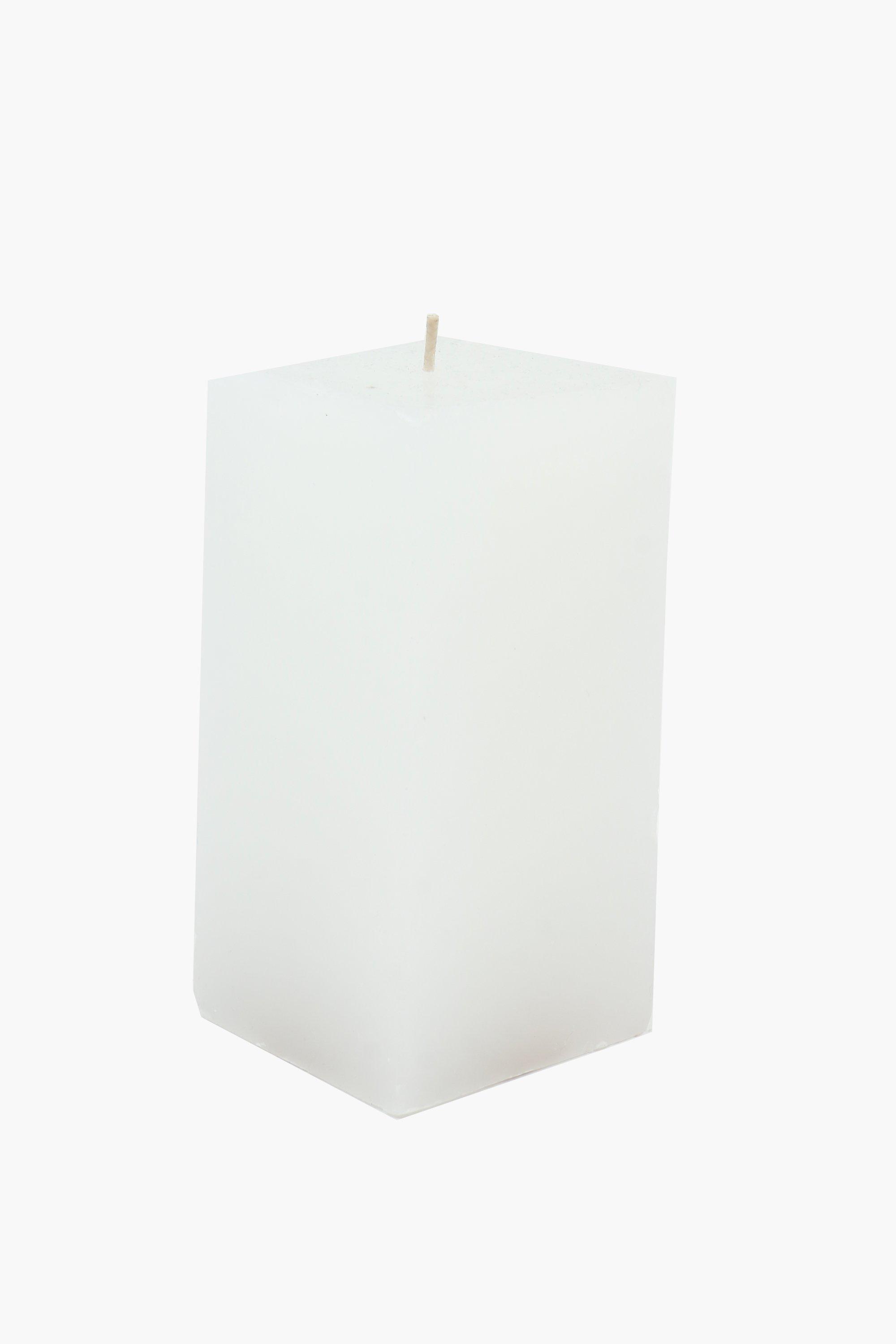 Square Pillar Candle, 7,5x15cm