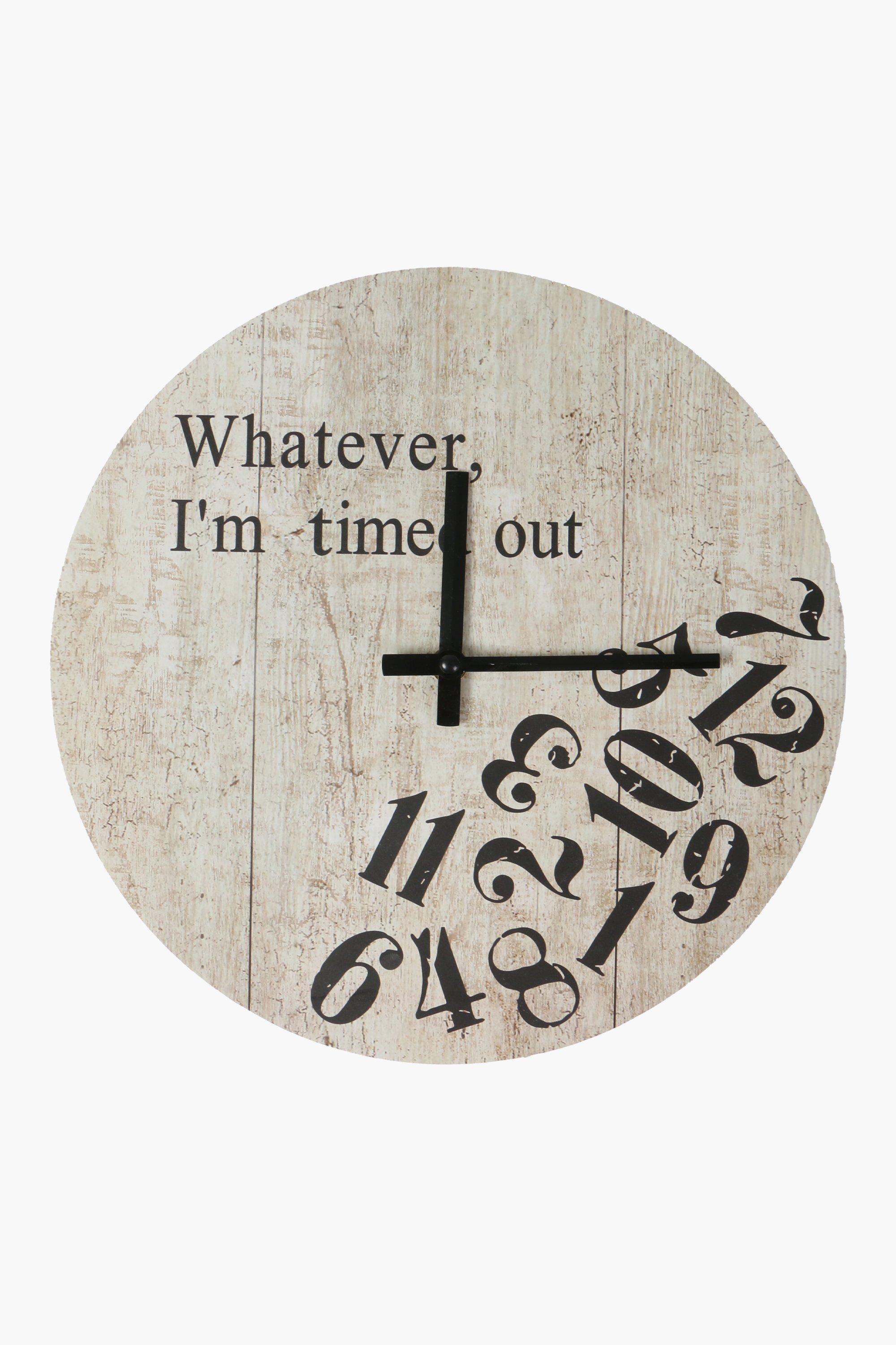 Time Out Paper Clock, 30cm