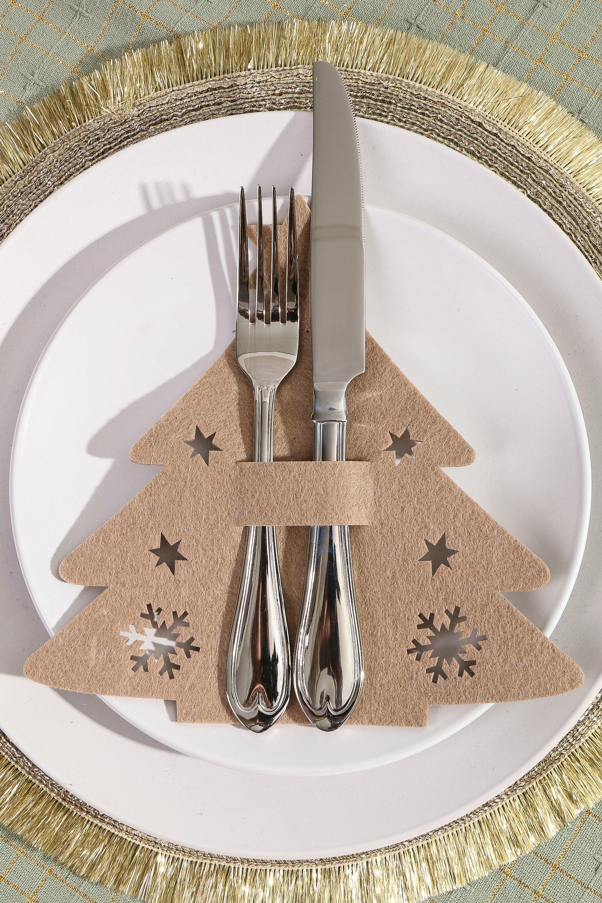 Festive Felt Cutlery Pocket