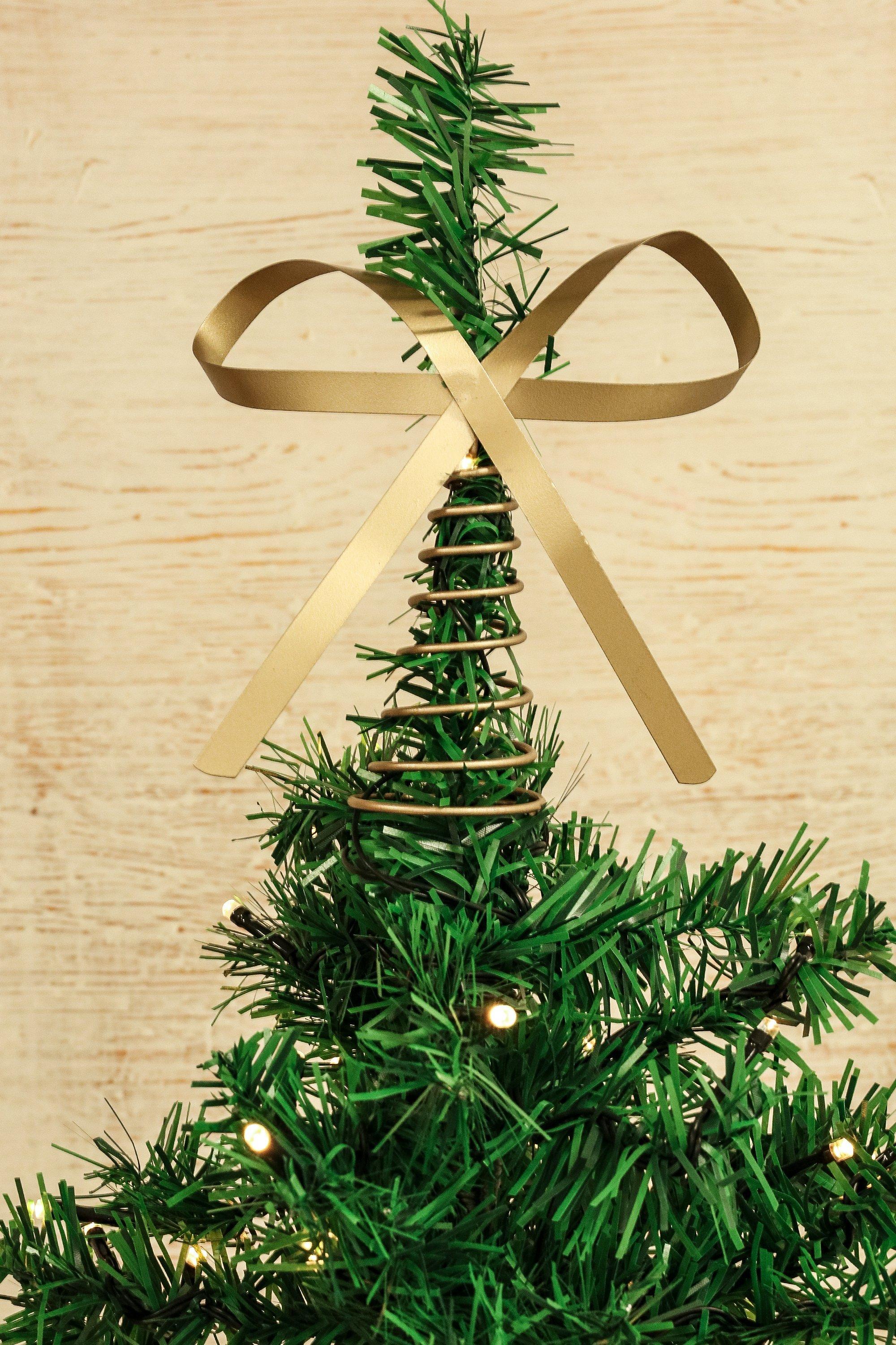Bow Narrow Tree Topper, 15x15cm