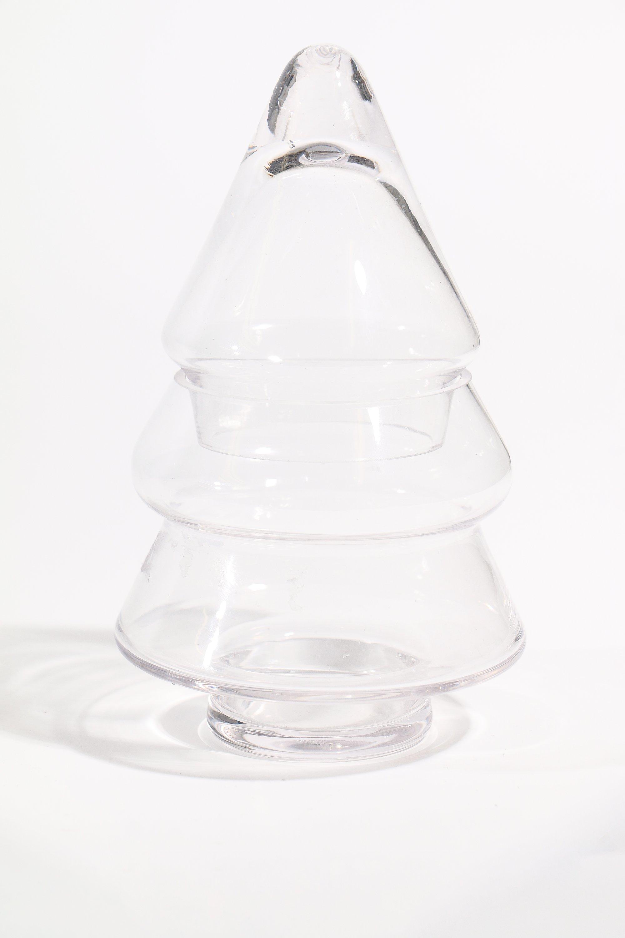 Glass Stackable Festive Tree Jar, 39cm