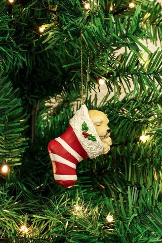 Sock Labrador Hanging Decor, 8cm