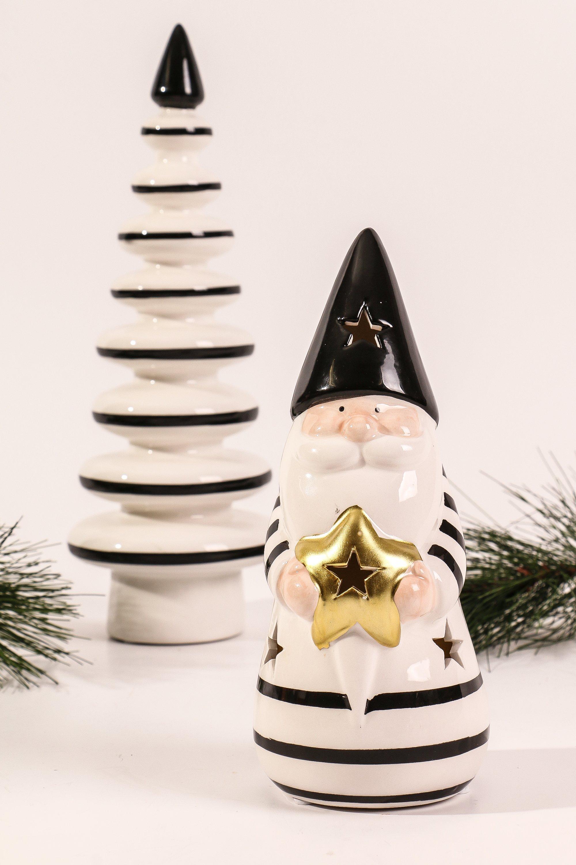 Urban Santa Led Statue, 9x20cm