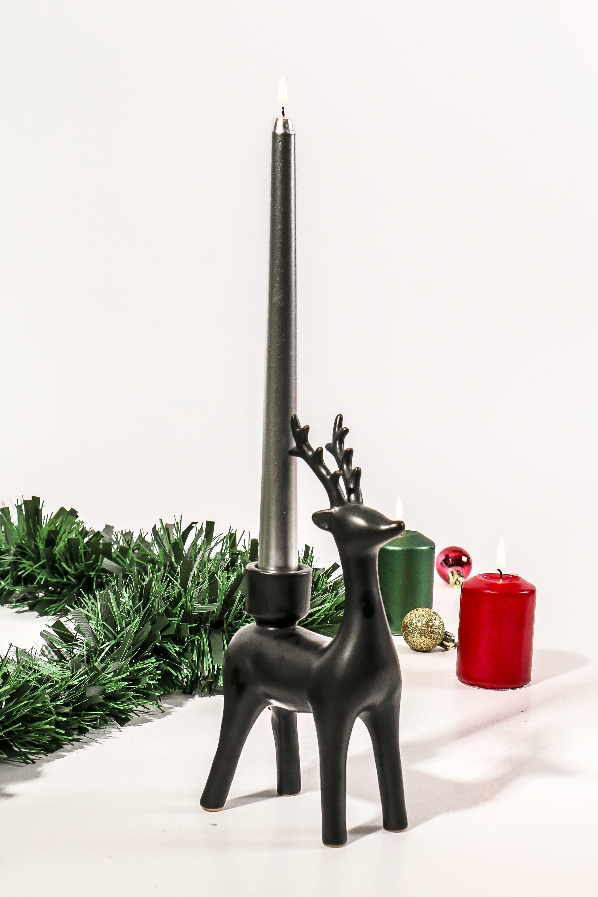 Urban Reindeer Candle Holder, 11x21cm