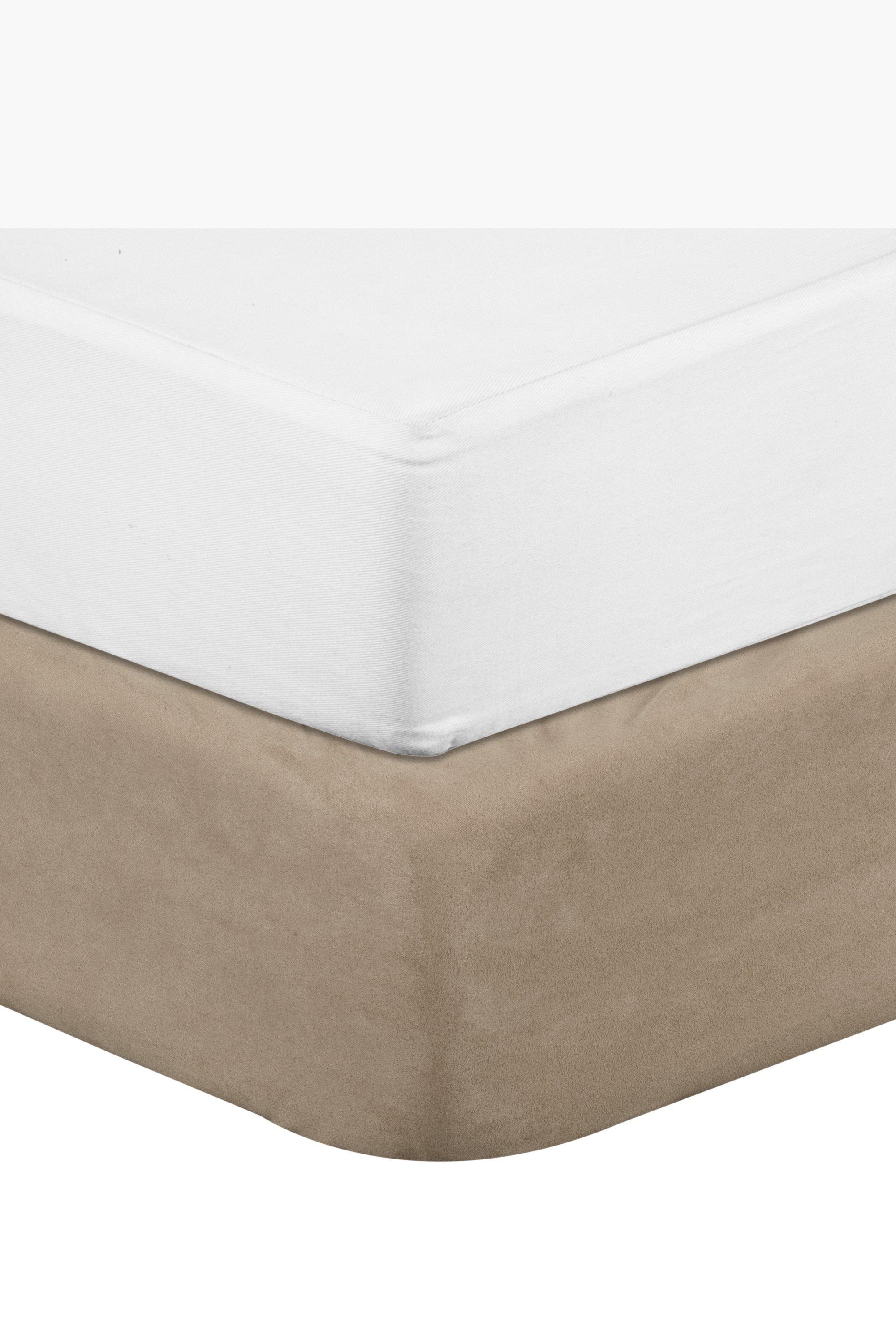 Faux Suede Bed Base Wrap