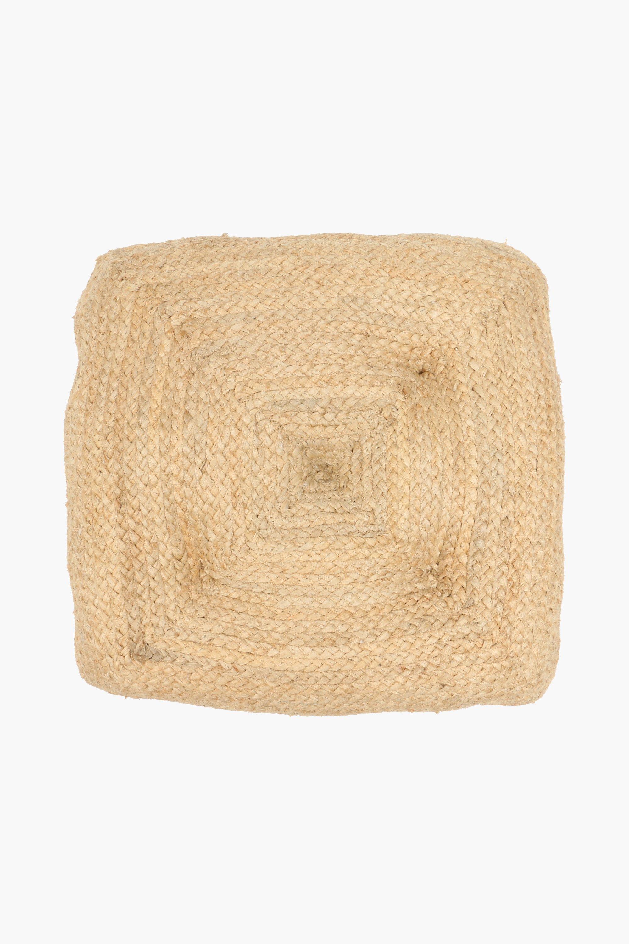 Plain Jute Chair Pad, 40x40cm