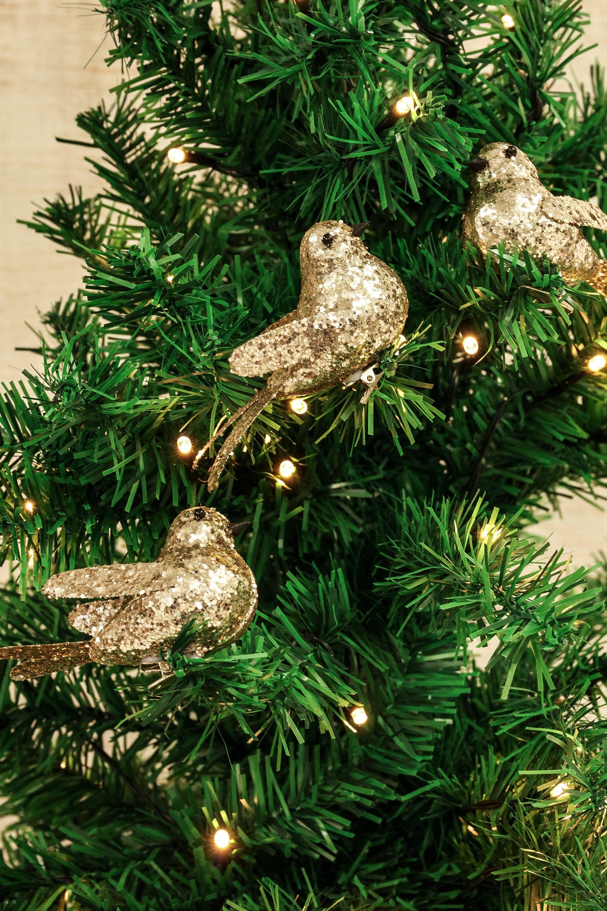 3 Pack Glitter Bird Clips