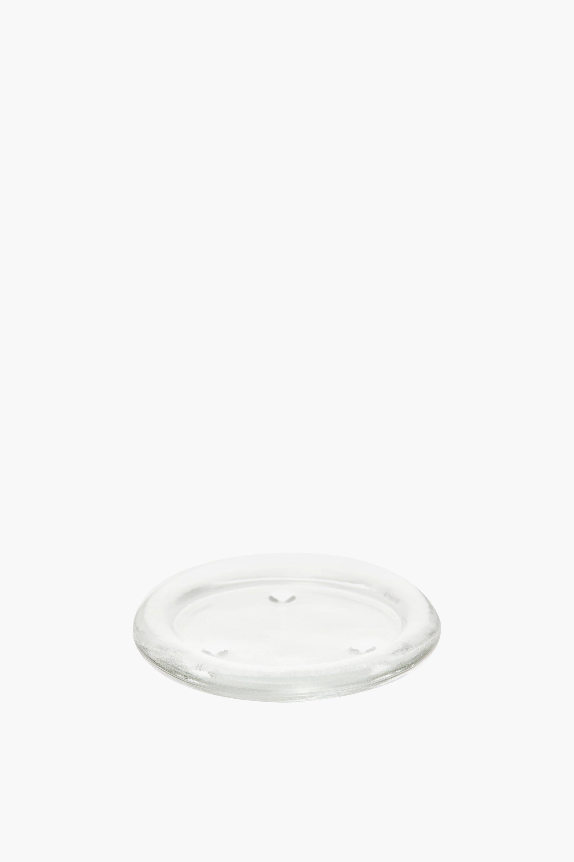 Glass Candle Plate, 11cm
