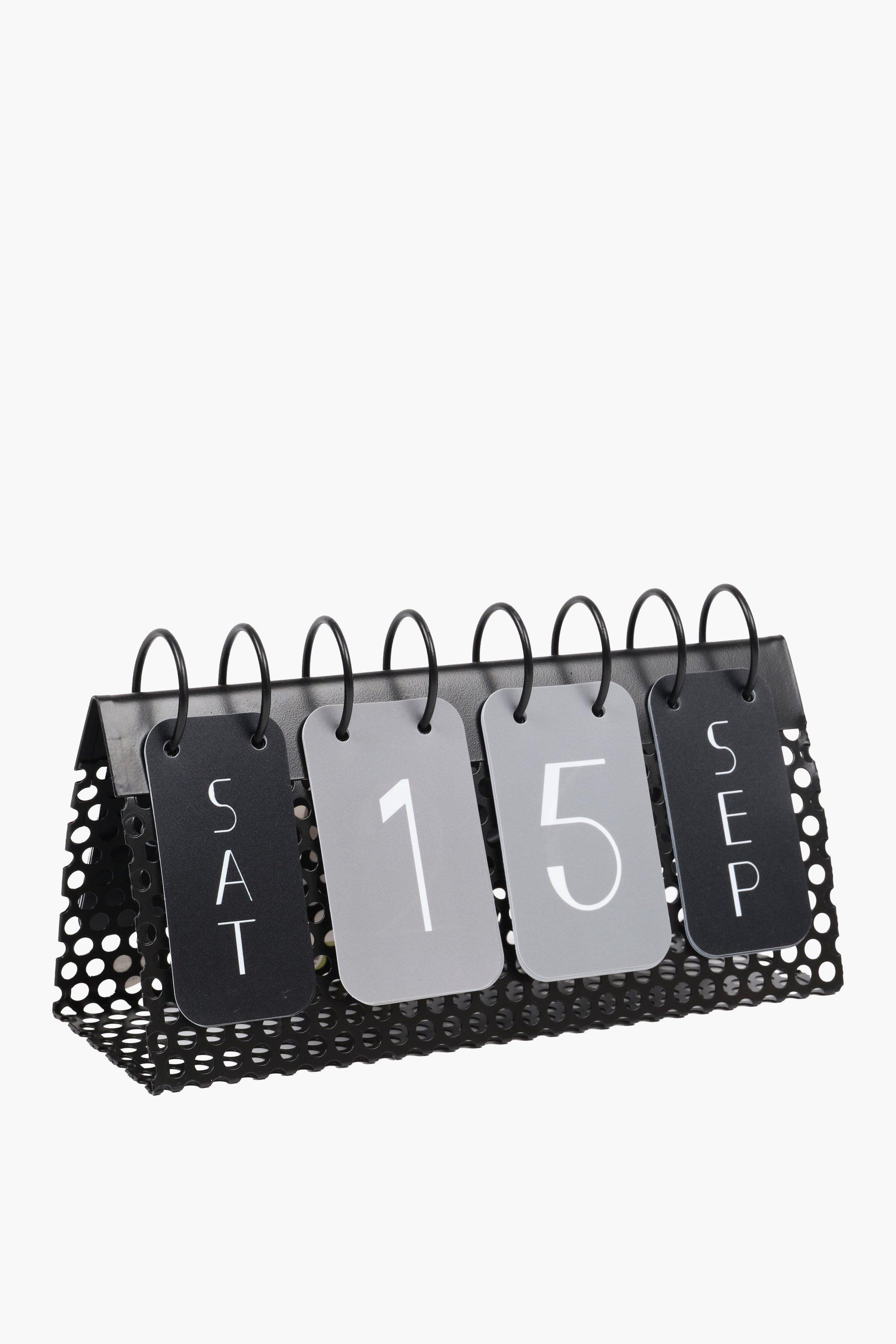 Mesh Desk Flip Calendar, 27x14cm