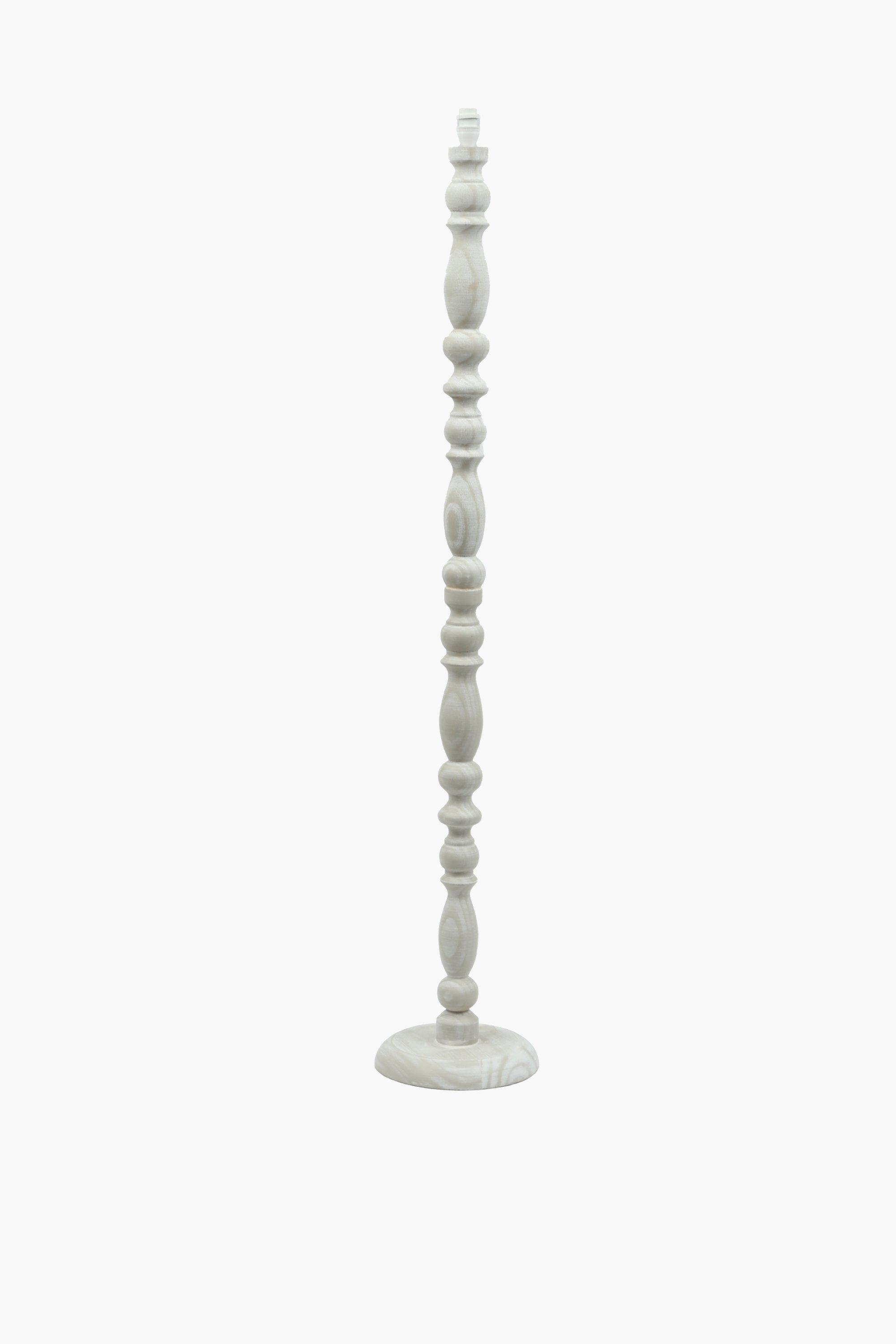 Ava Wooden Standing Lamp Base, B22