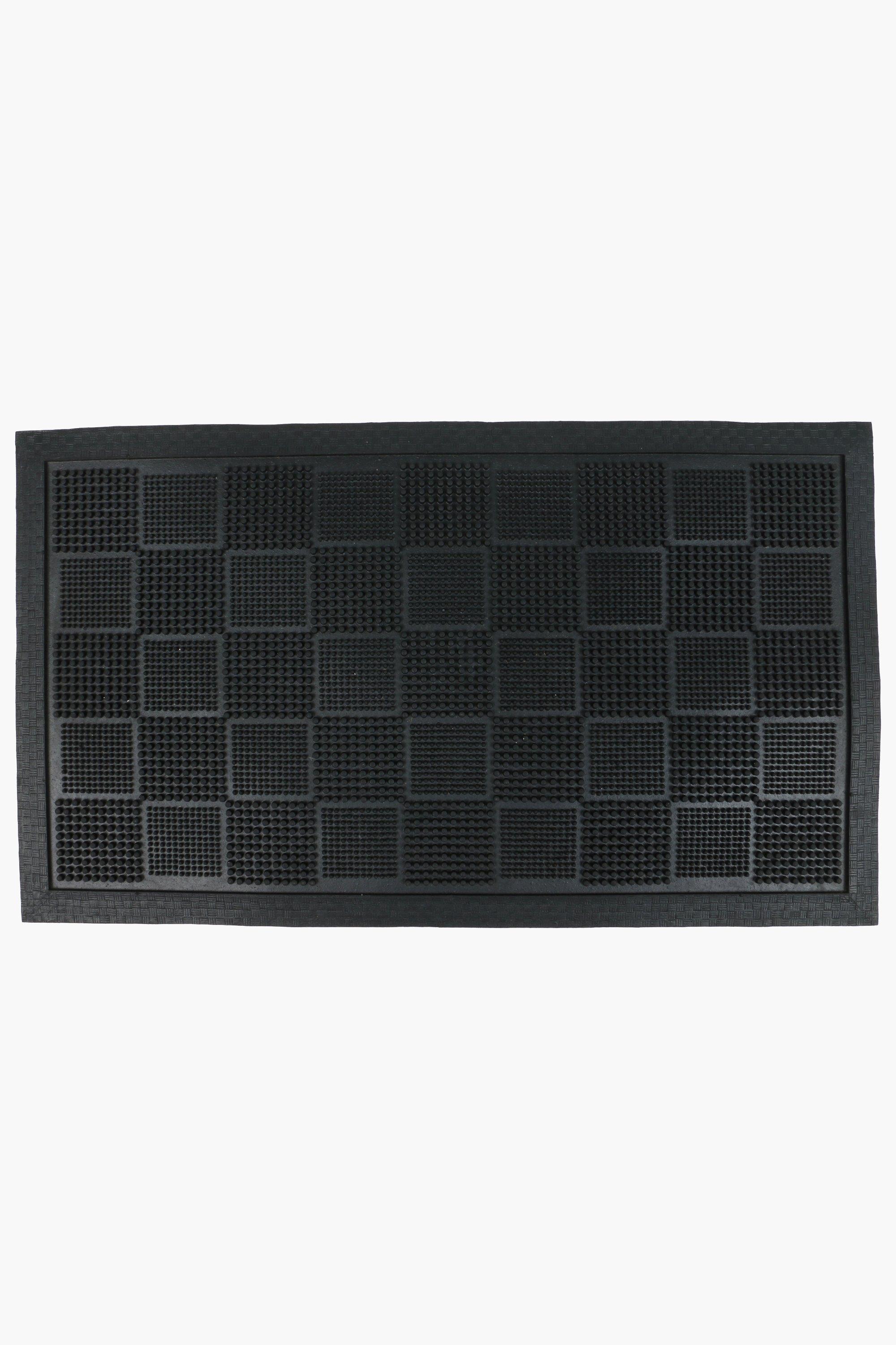 Blocks Rubber Door Mat, 40x70cm