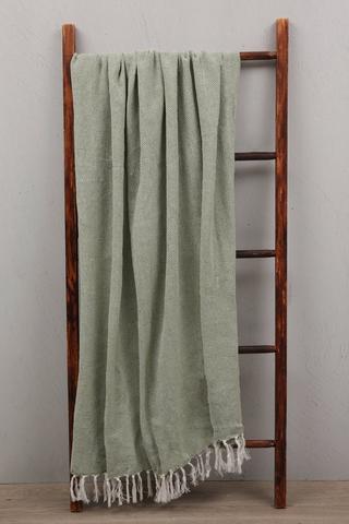 Cotton Jacquard Stripe Throw 140x180cm