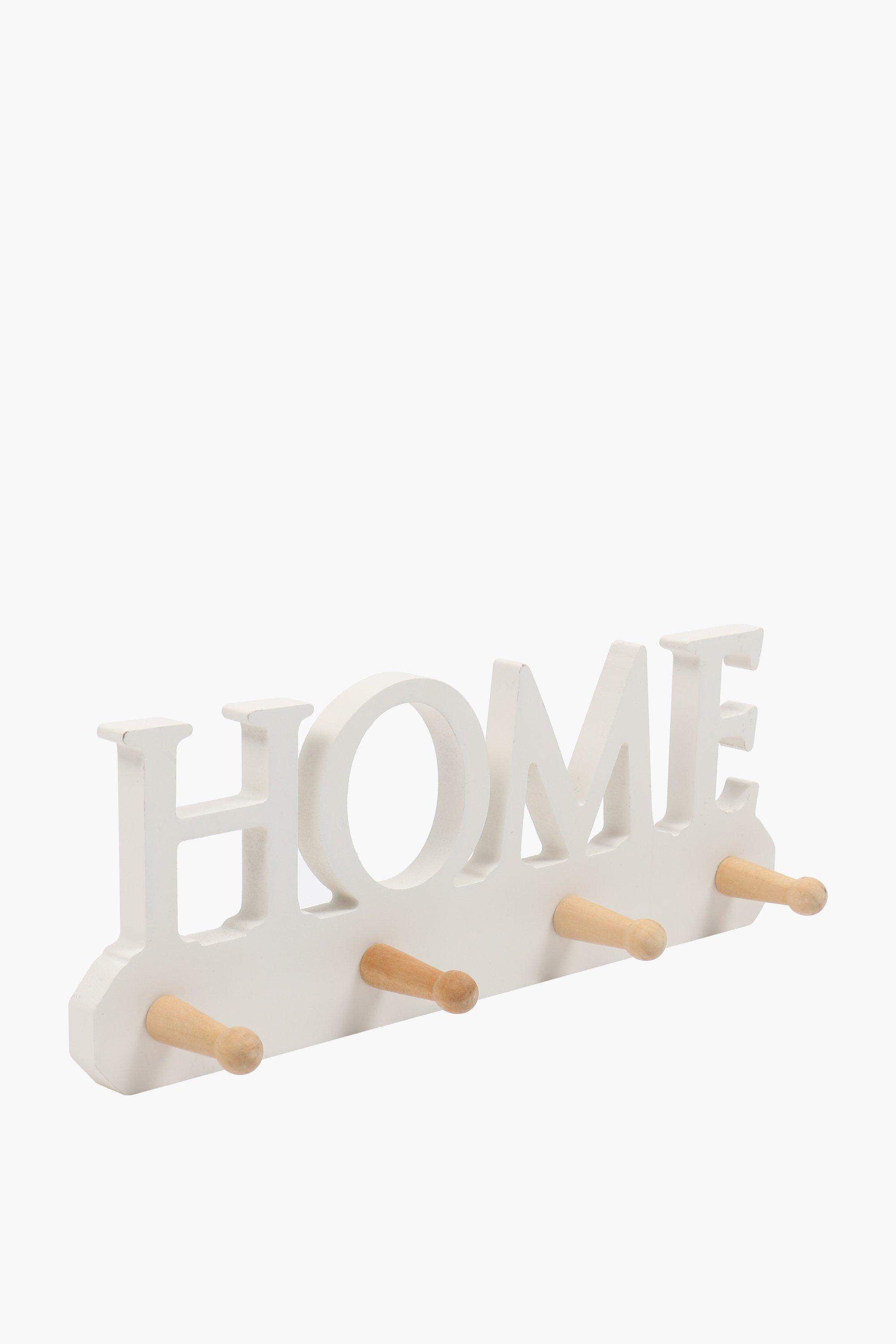 Home Wooden Wall Hook, 11x30cm