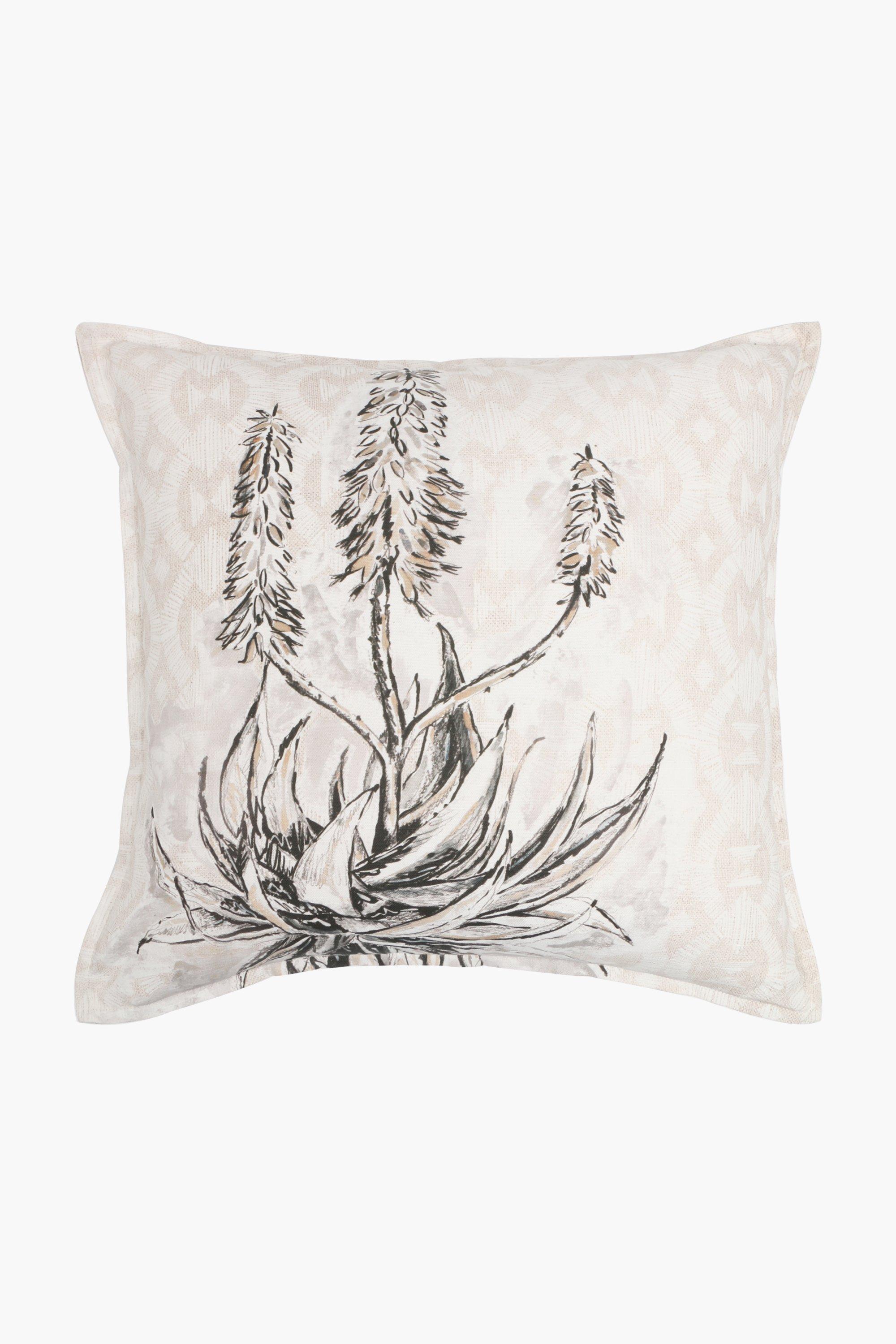 Printed Imboma Aloe Scatter Cushion, 55x55cm