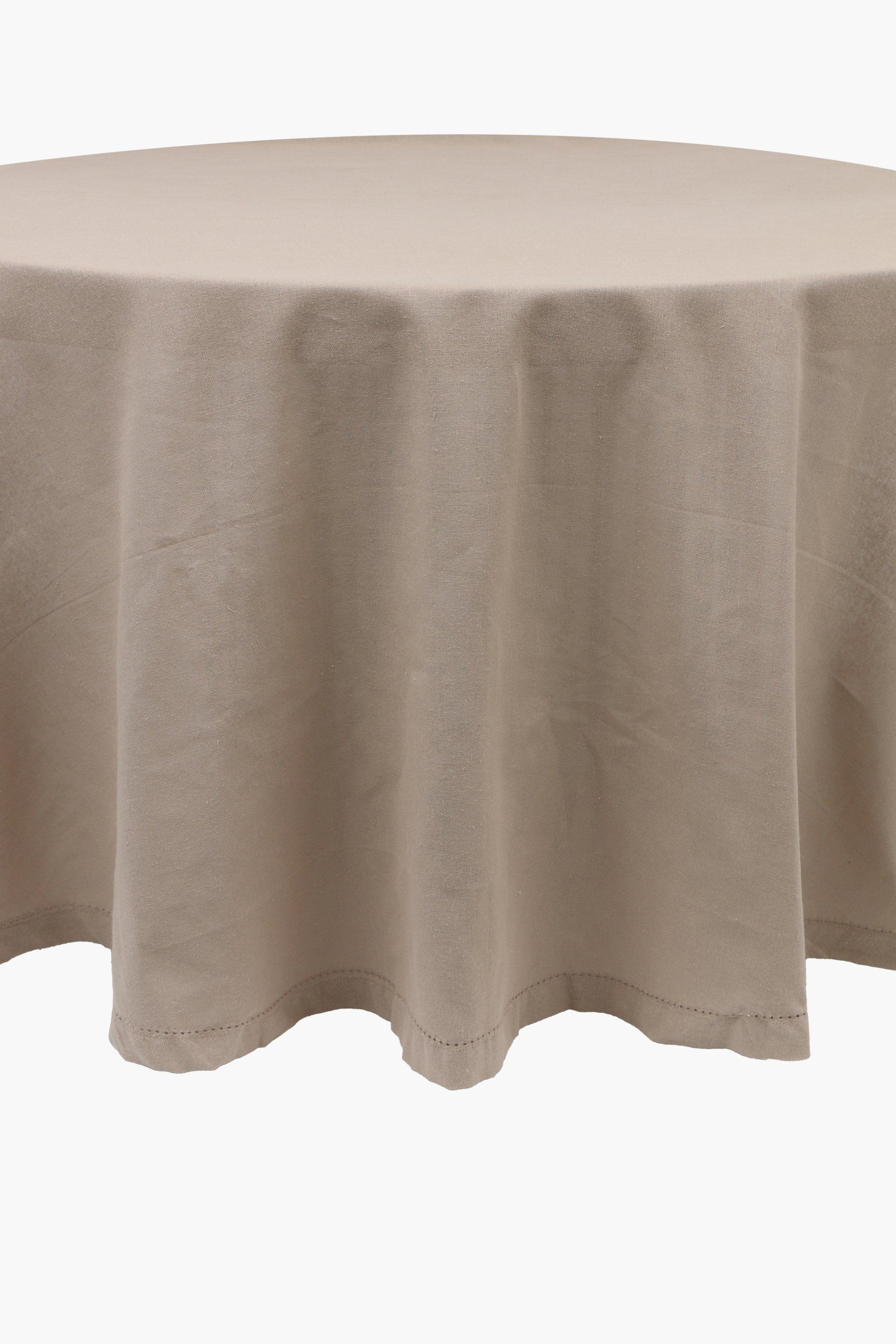 100% Cotton Round Tablecloth, 180 Cm