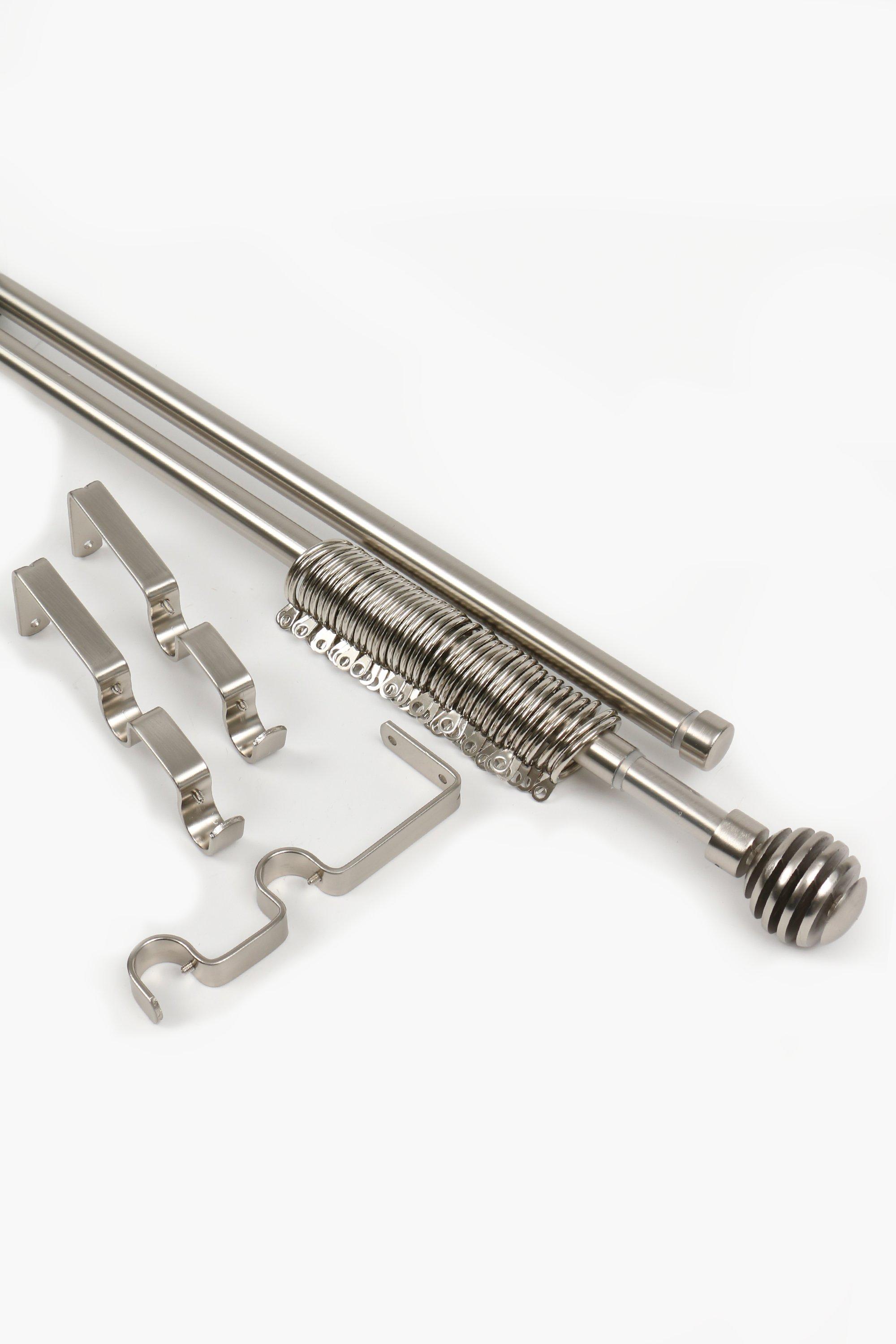 Expanding Curtain Rod Set, 1.2 To 2.1m