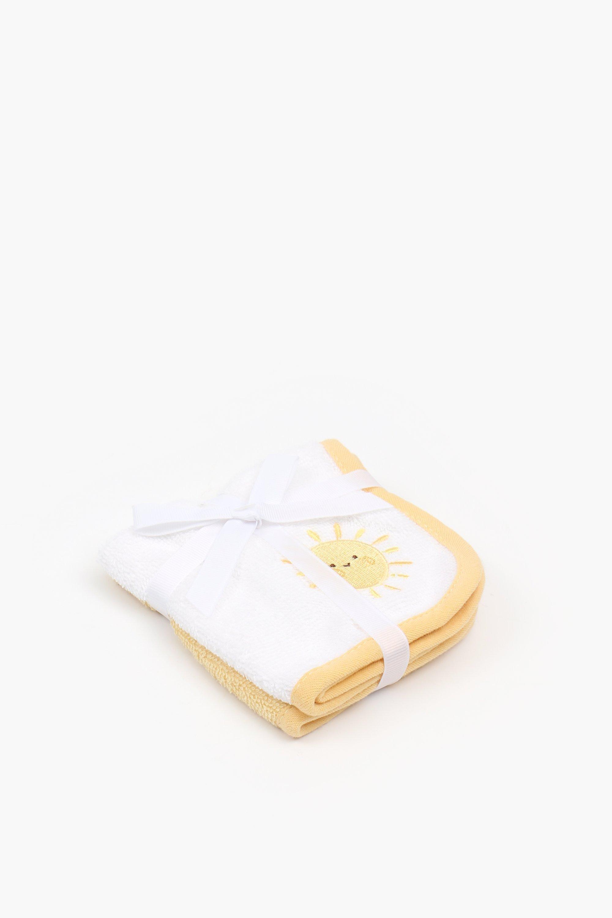 2 Pack Embroidered Harper Face Cloths