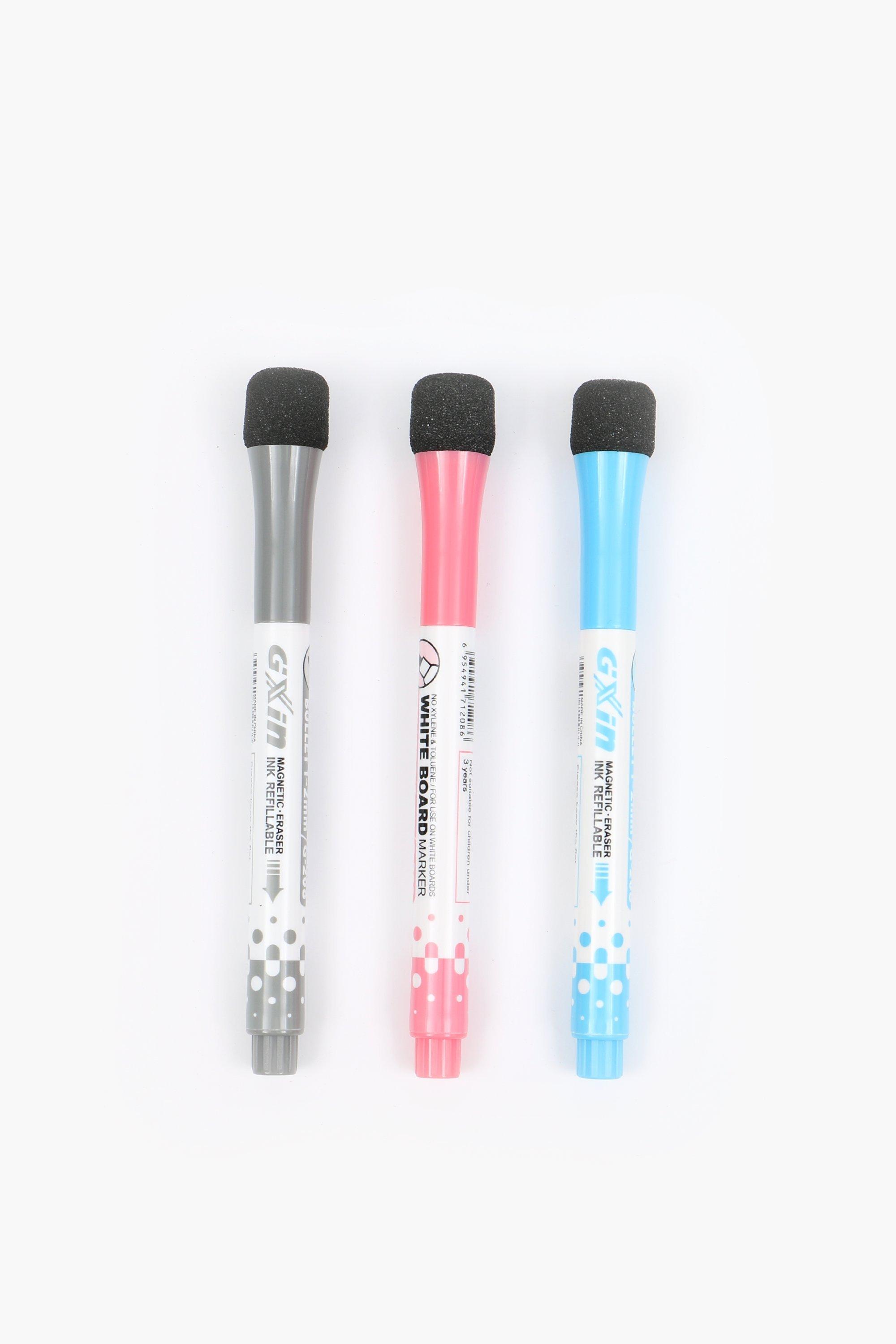 3 Pack Whiteboard Colour Markers