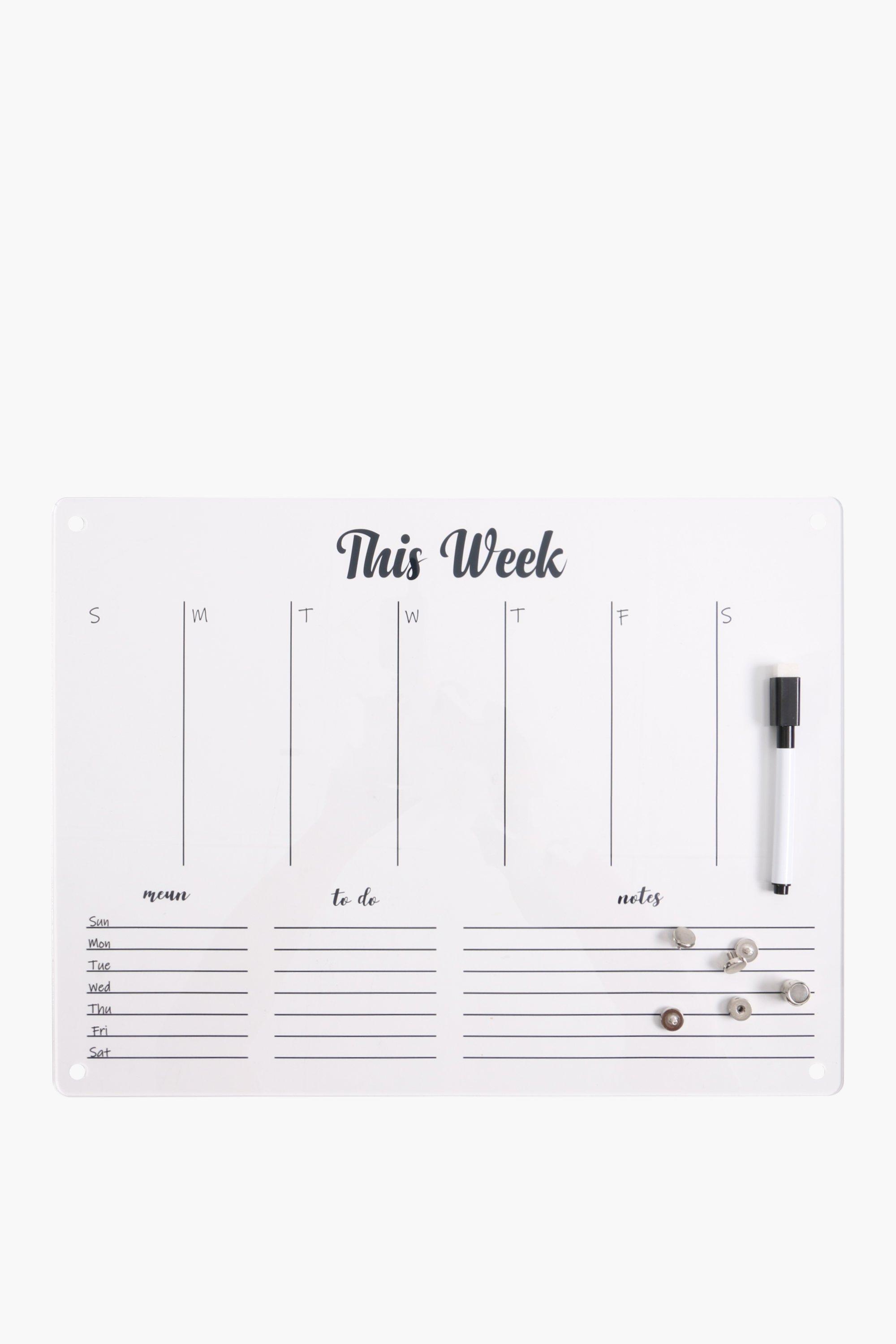 Acrylic Weekly Planner