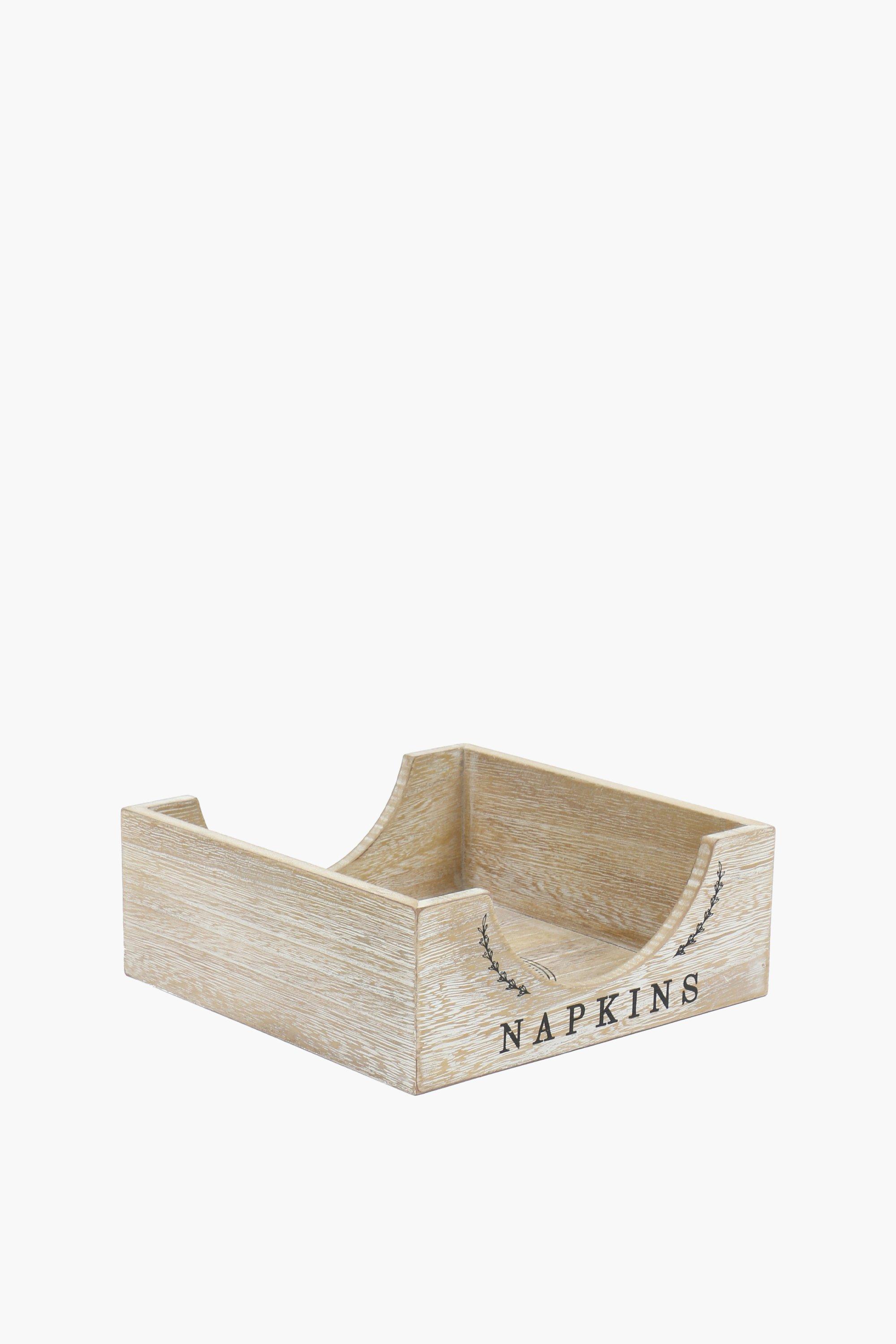 Farm Fresh Wooden Serviette Holder