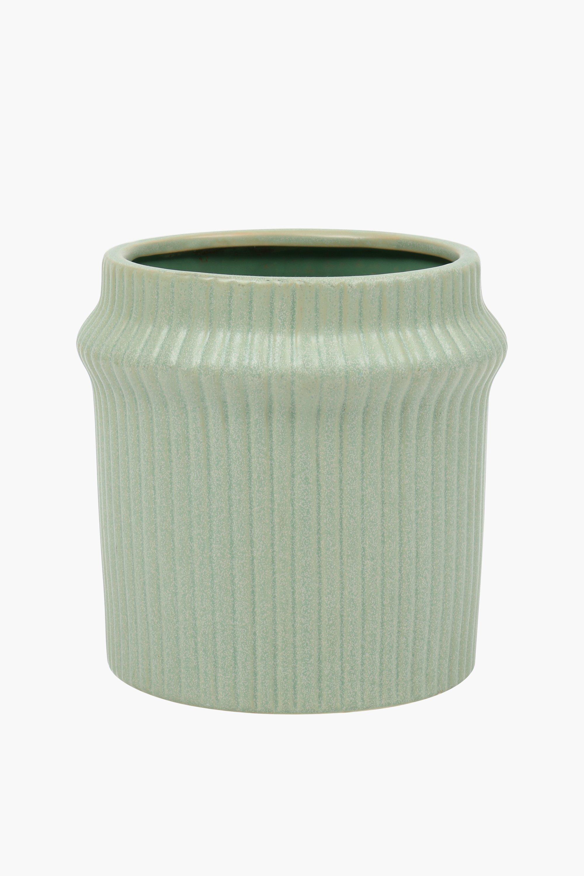 Ridge Neck Planter, 18x20cm