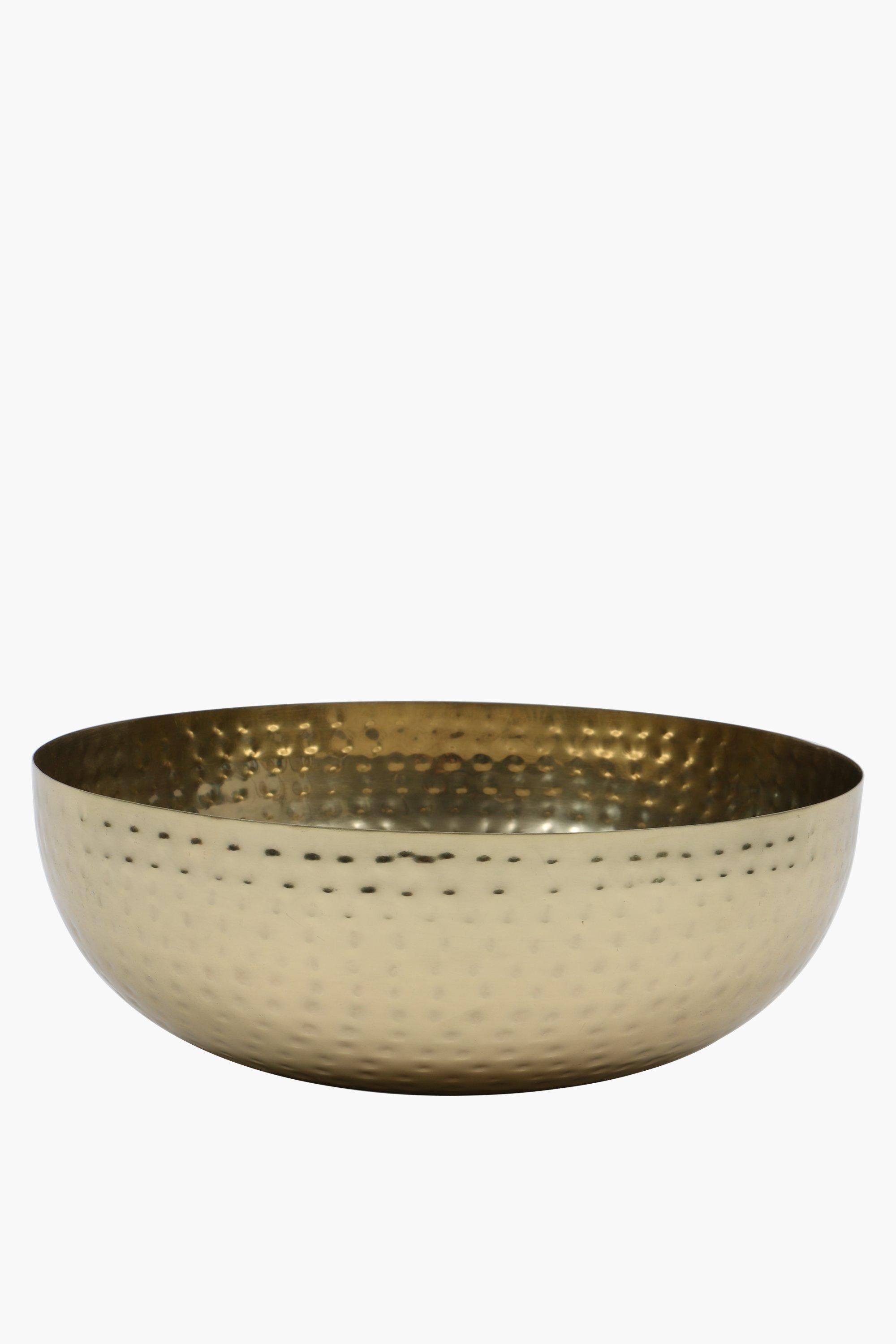Beaten Metal Champagne Bowl