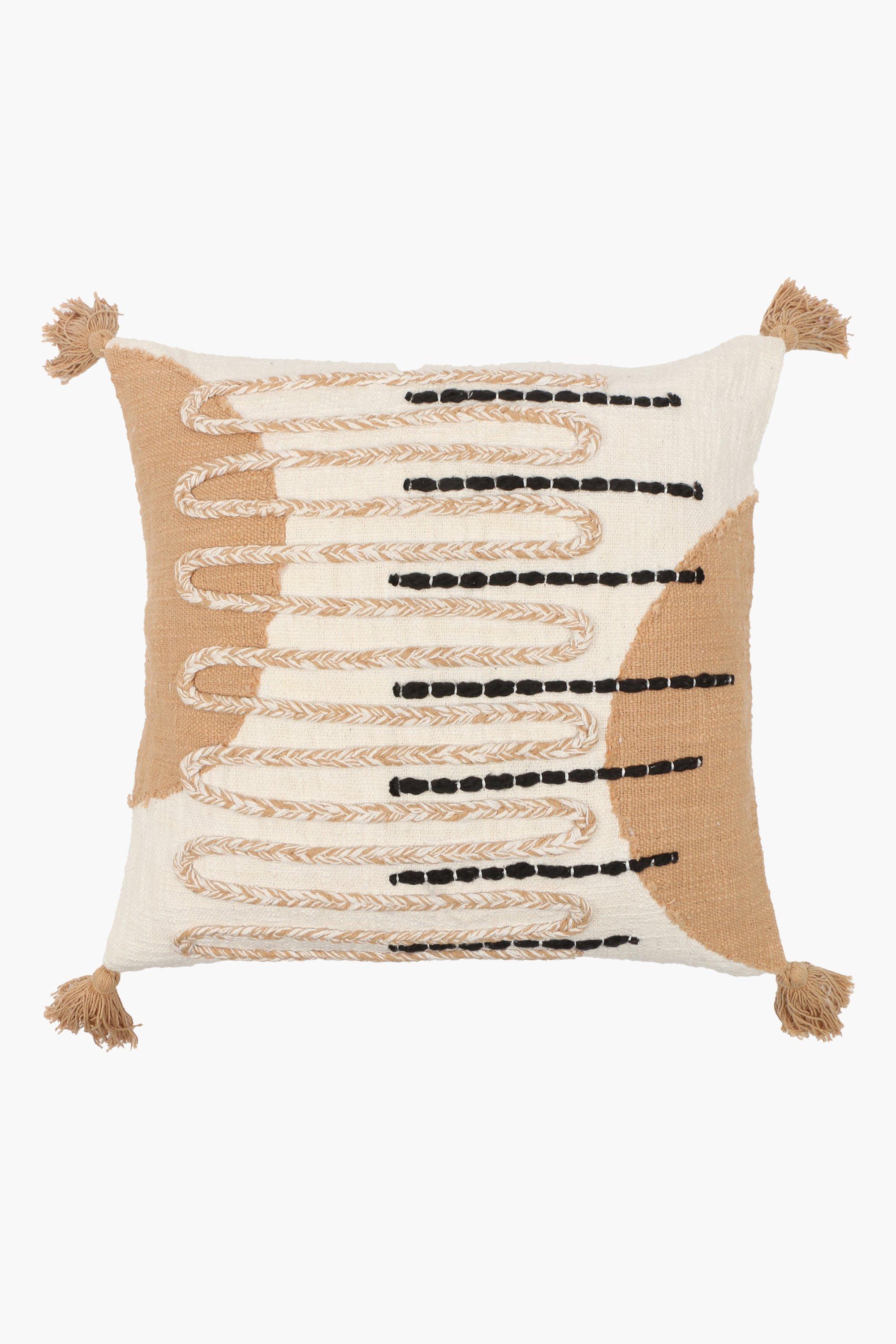Textured Rope Yaro Scatter Cushion, 50x50cm Textured Rope Yaro Scatter Cushion, 50x50cm