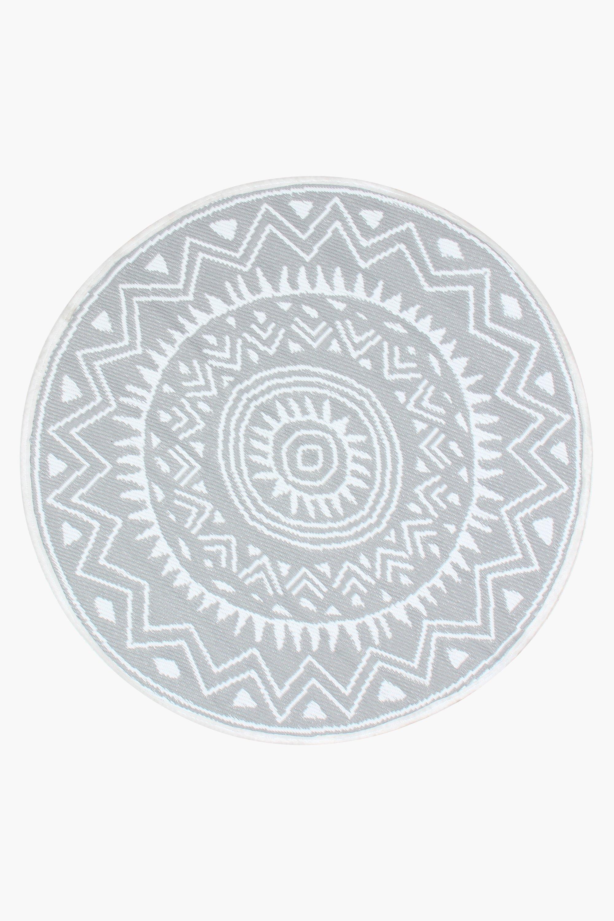 Patio Geometric Rug, 120cm