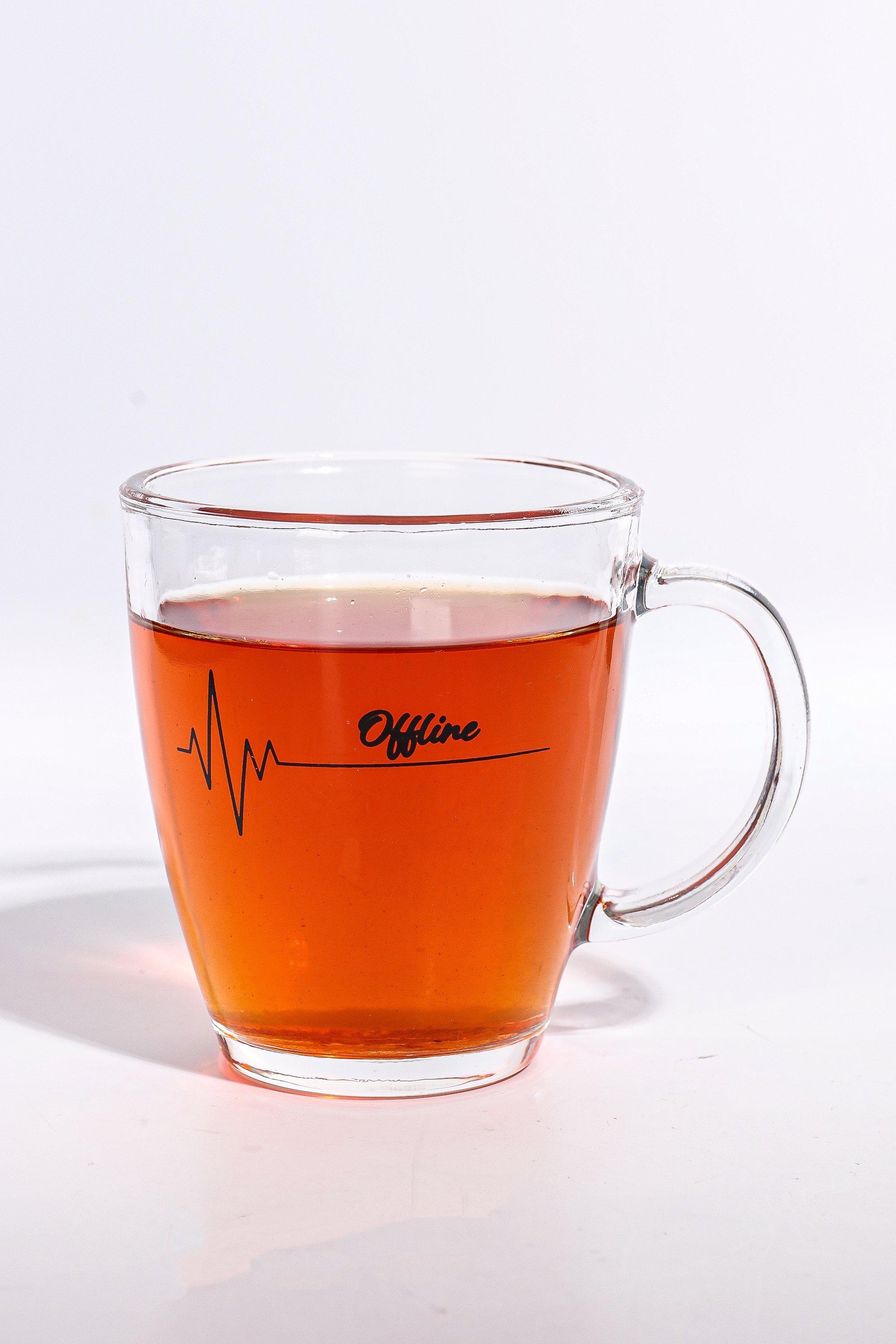 Script Glass Mug 8139