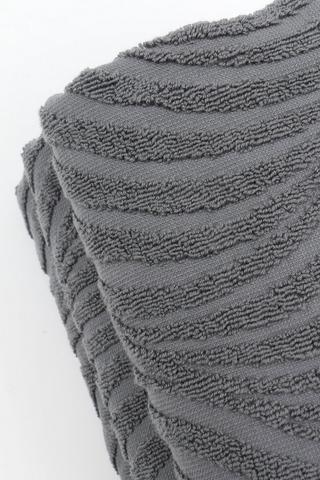 Cotton Jacquard Beacher Abstract Bath Towel, 70x130cm