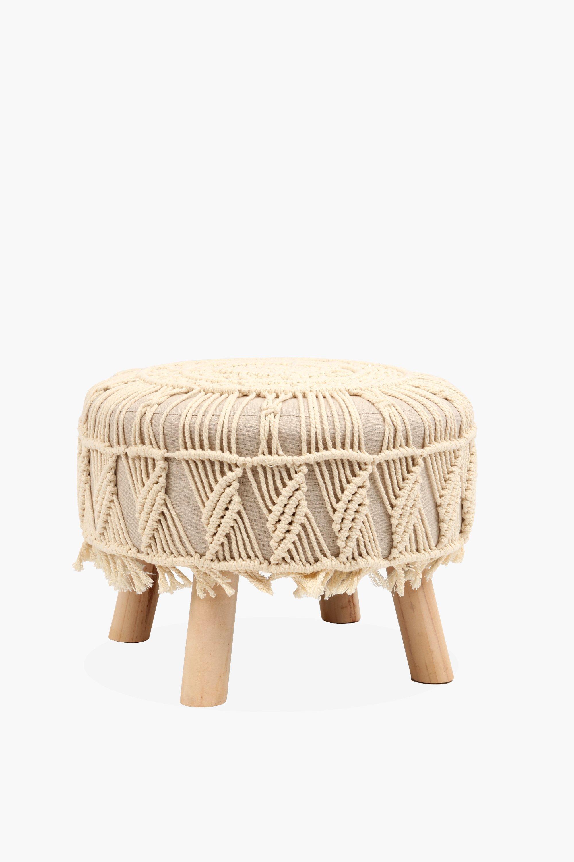 Macrame Foot Stool