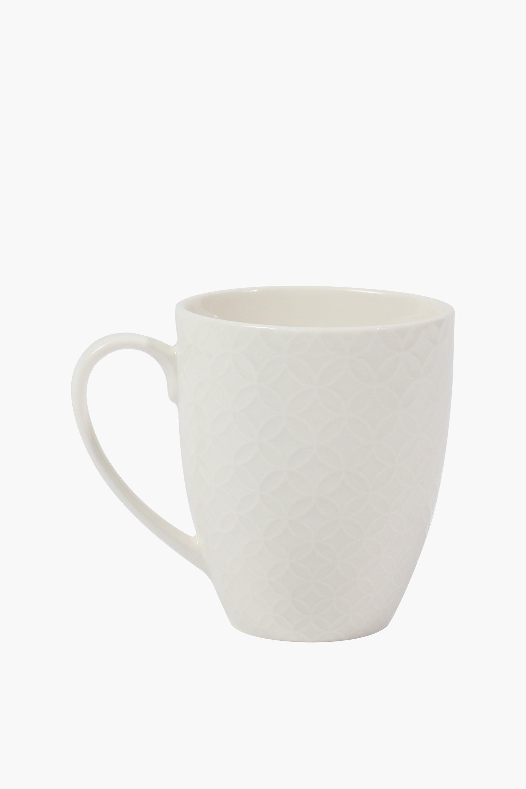 Textured Embossed Mug