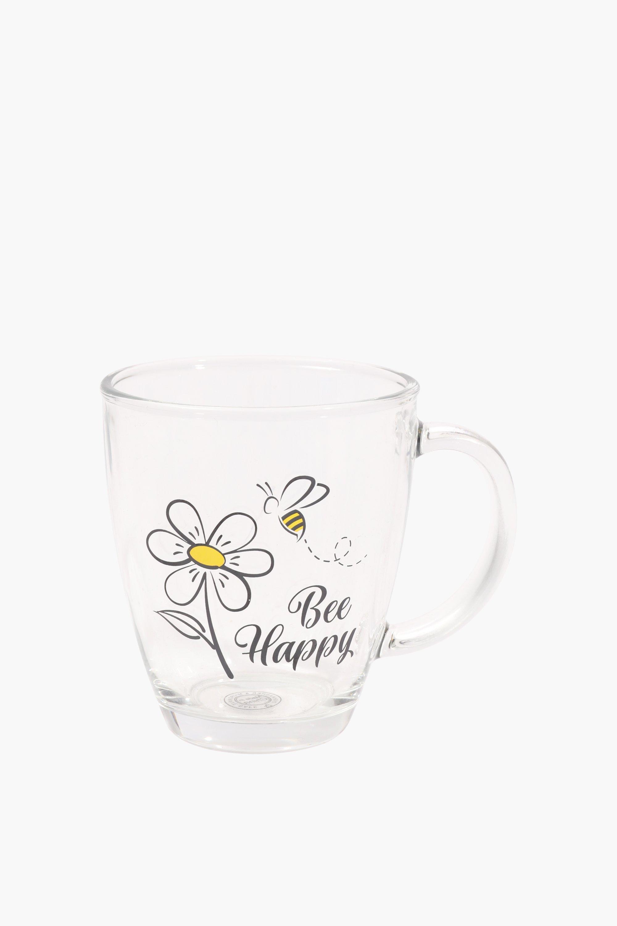 Decal Script Glass Mug