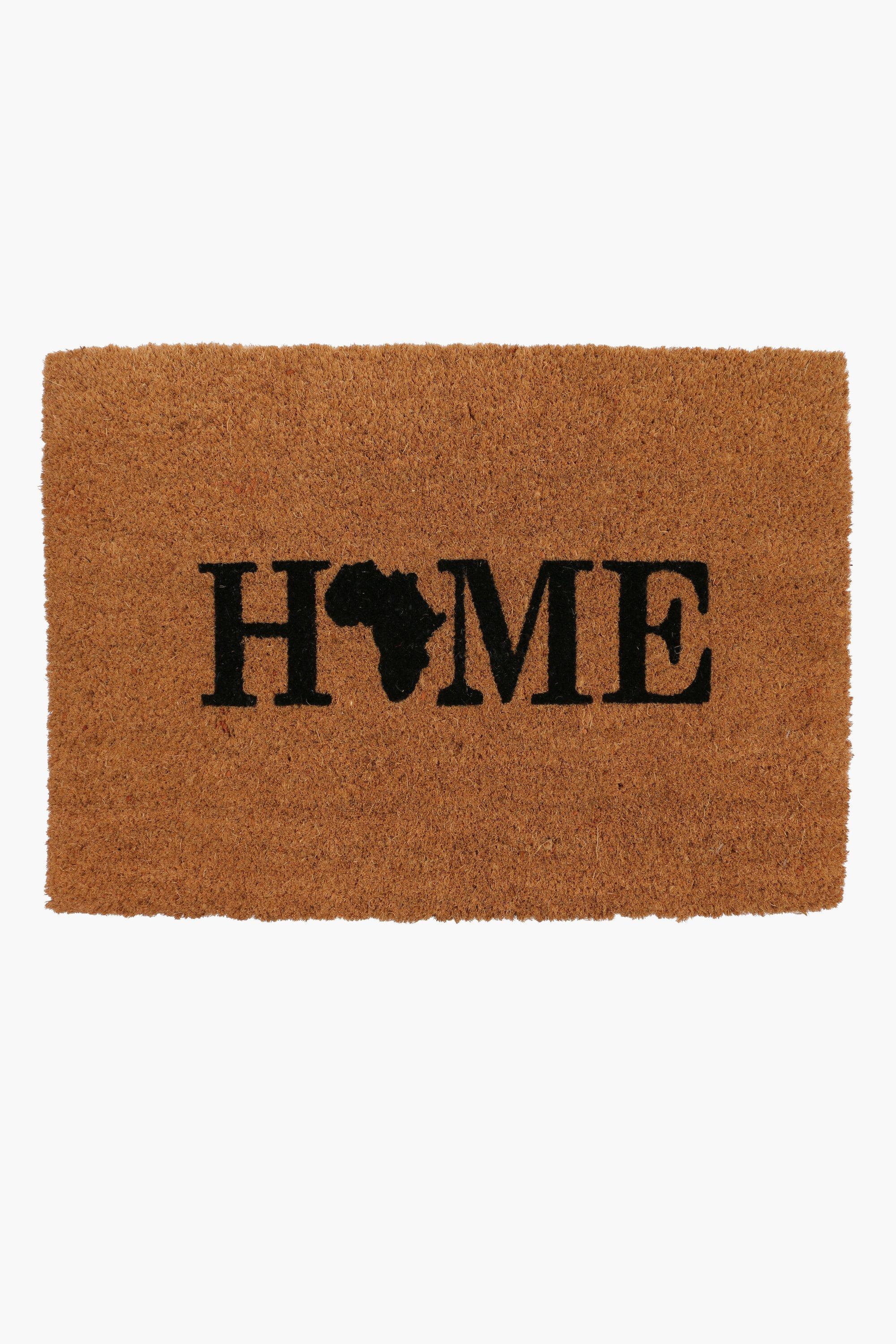 Coir Script Africa Door Mat, 40x60cm
