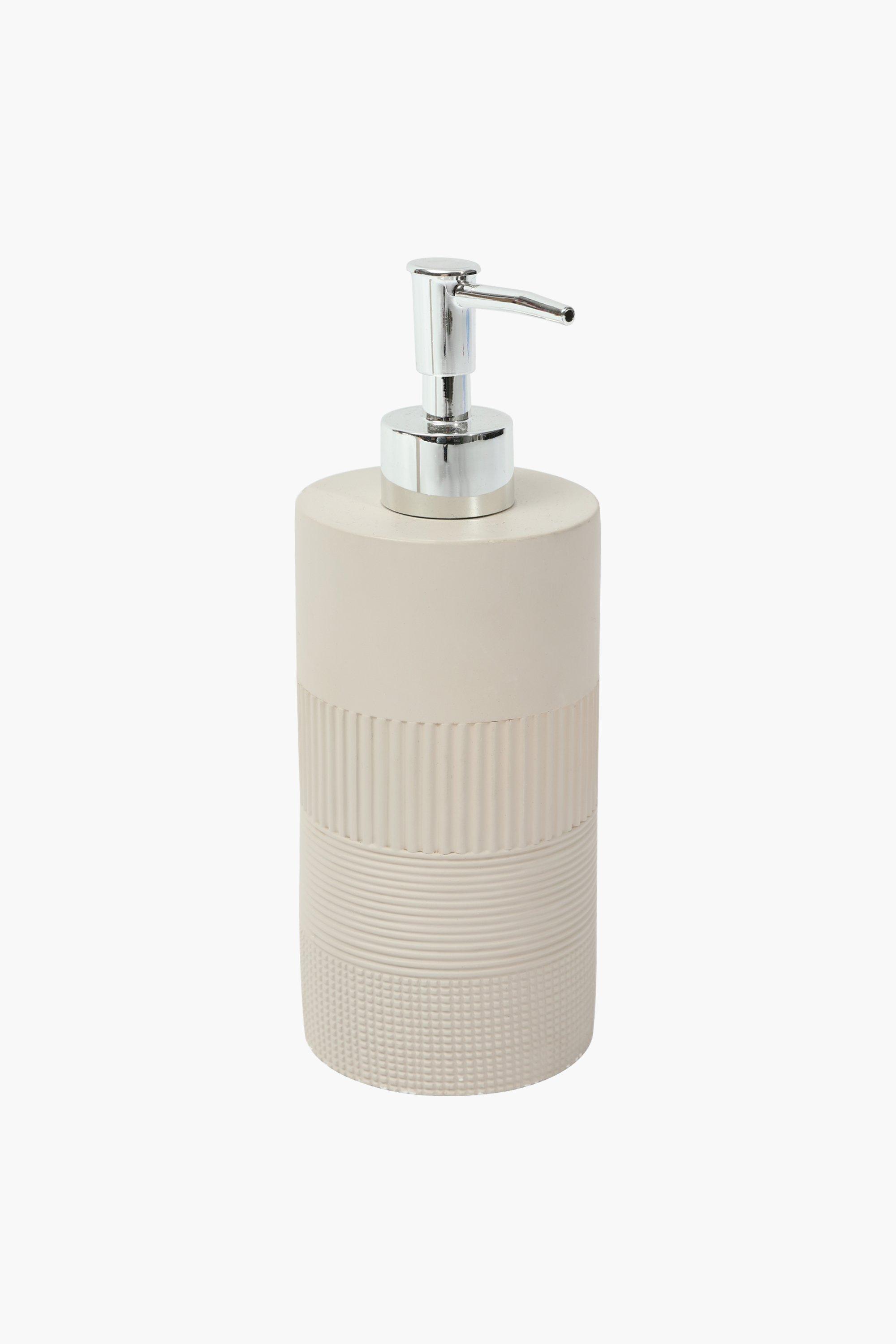Polyresin Textured Soap Dispenser