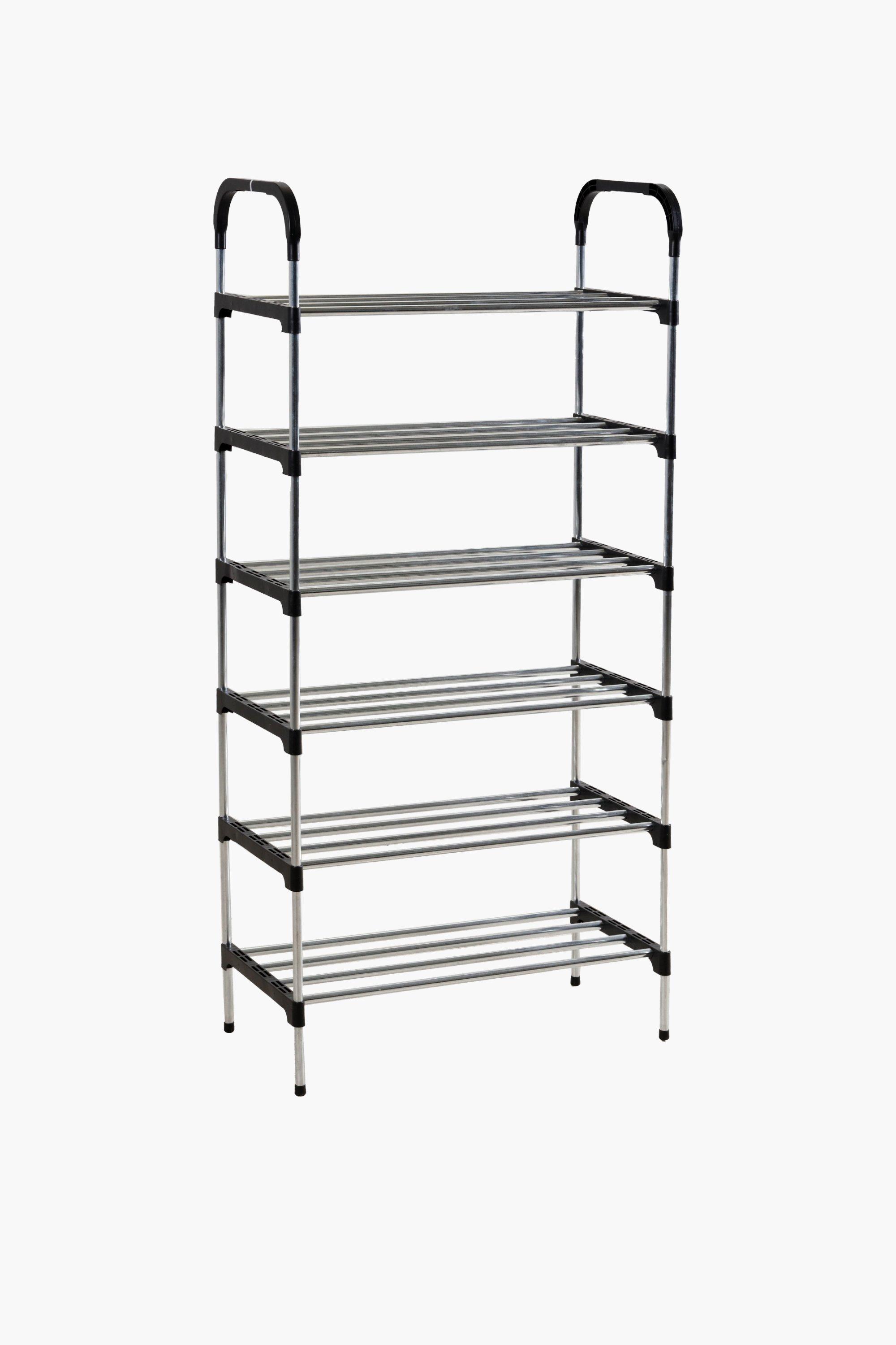 6 Tier Metal Shoe Rack