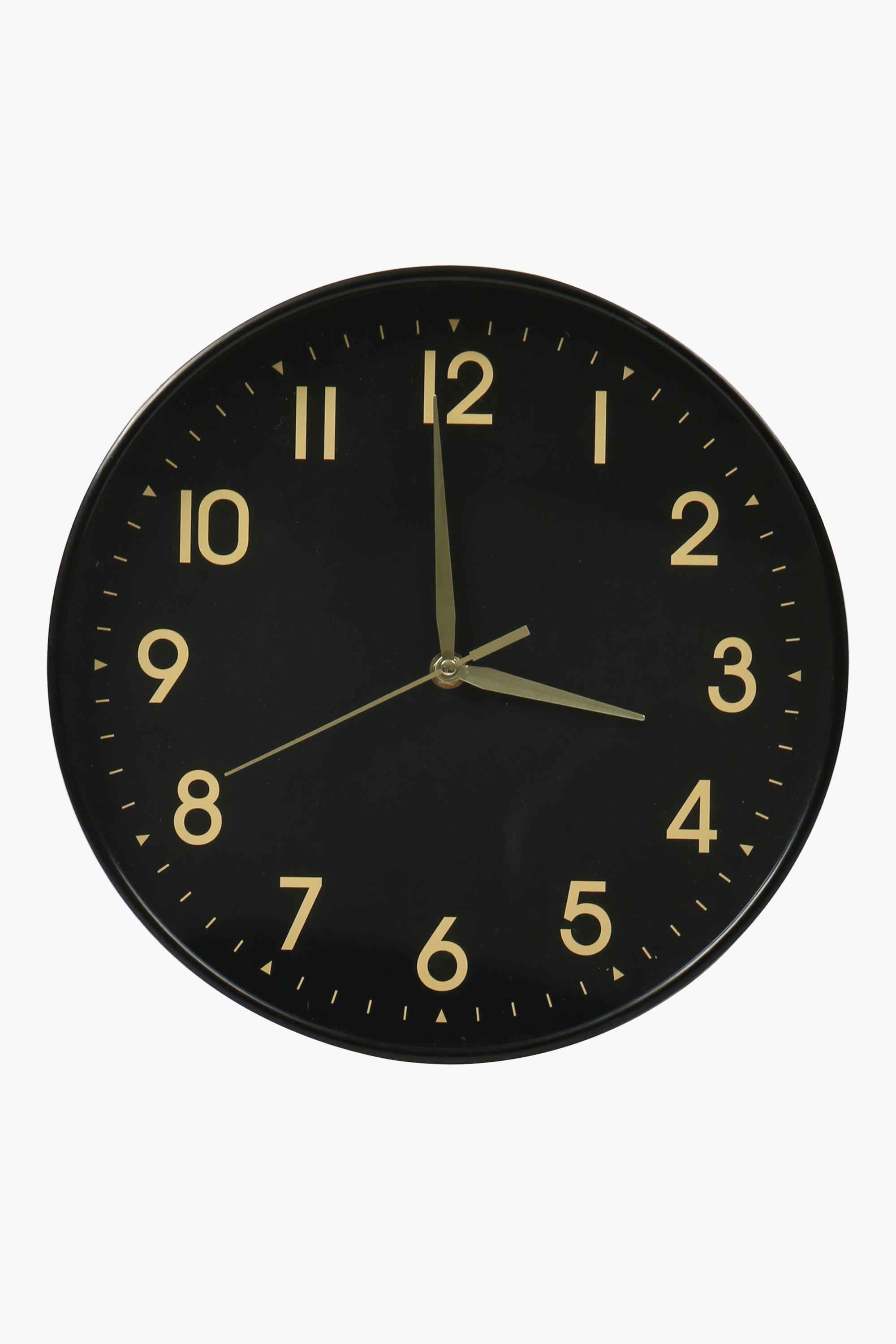 Classic Plastic Clock, 30cm