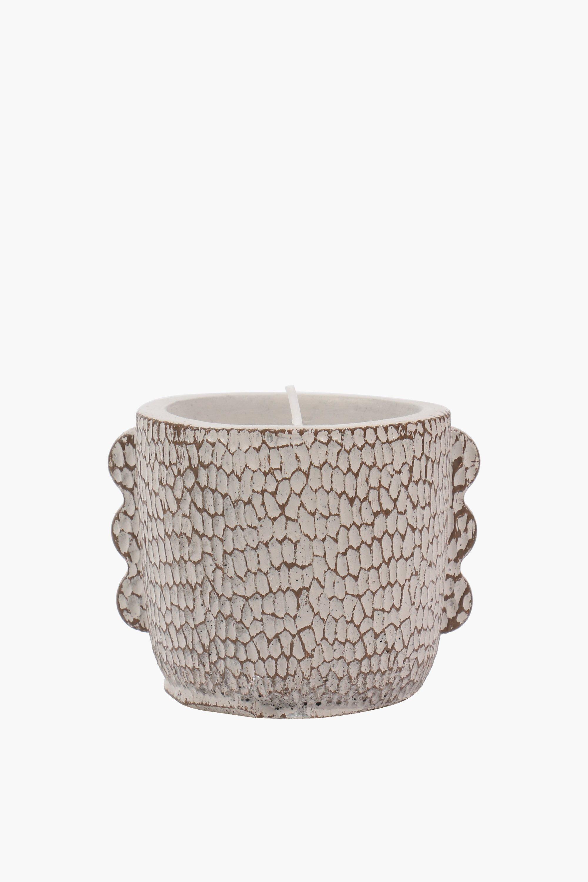 Textured Ceramic Candle, 250g