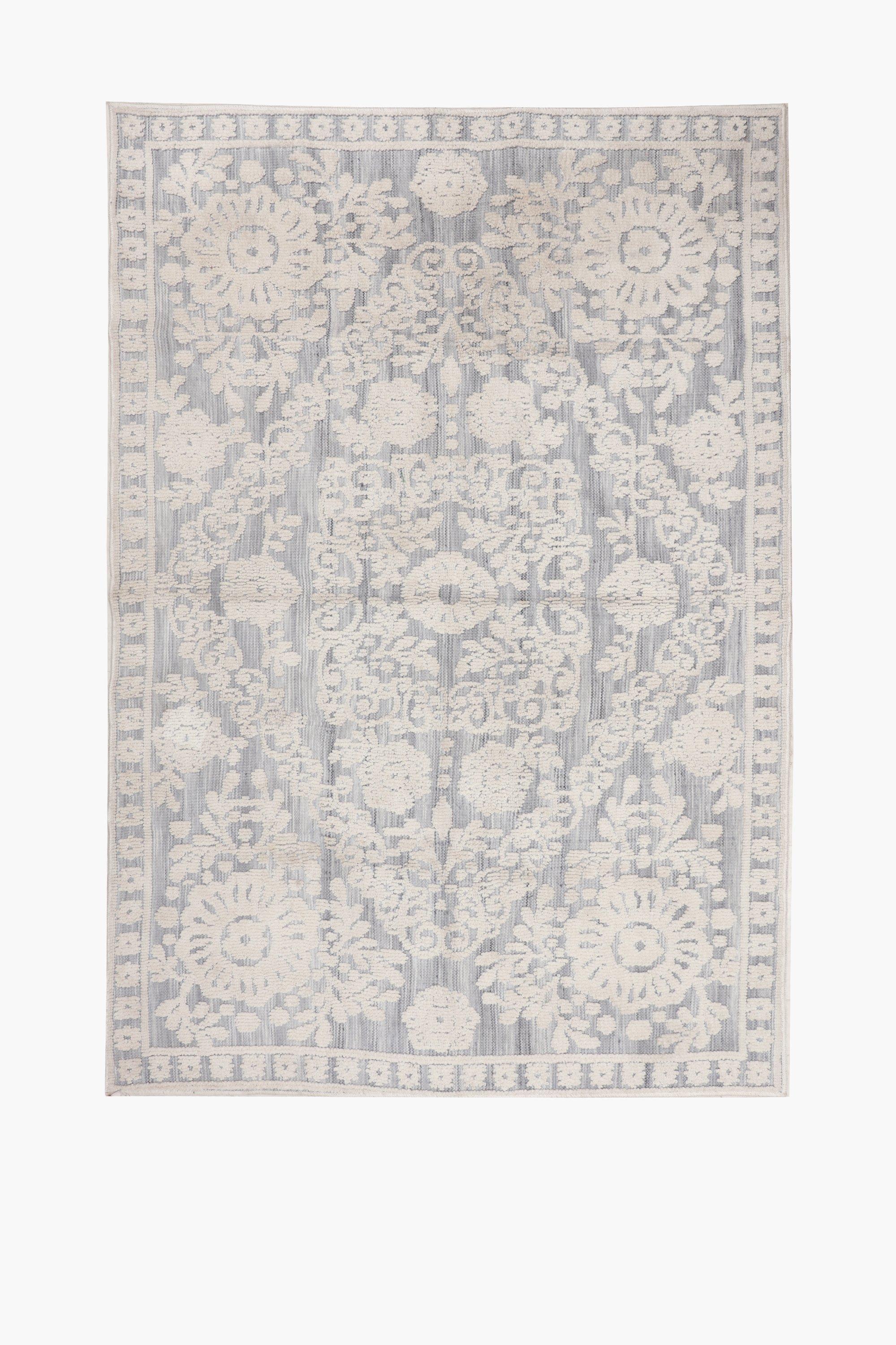 Jacquard Aster Baroque Knit Rug, 120x180cm
