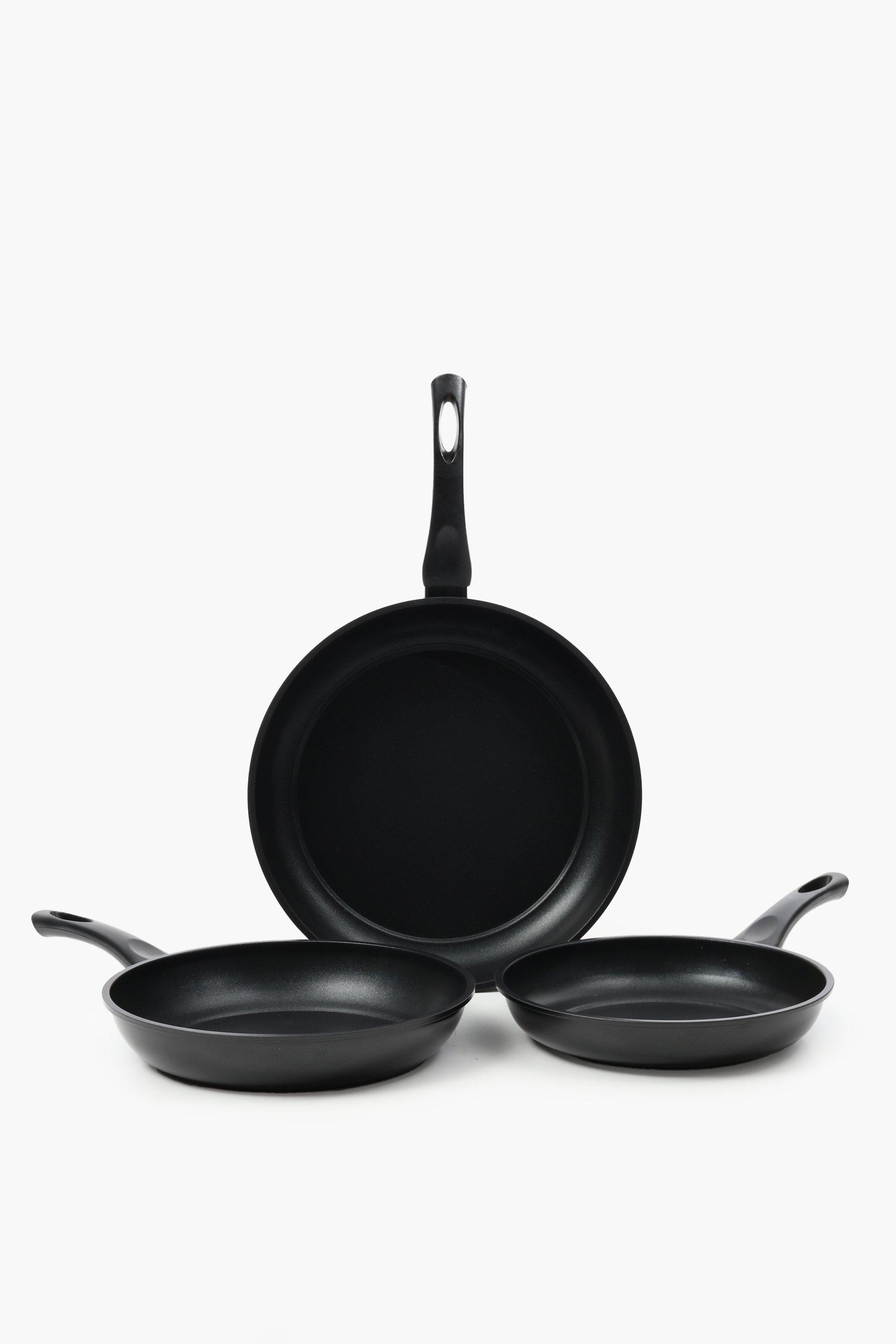 3 Pack Carbon Steel Frying Pan