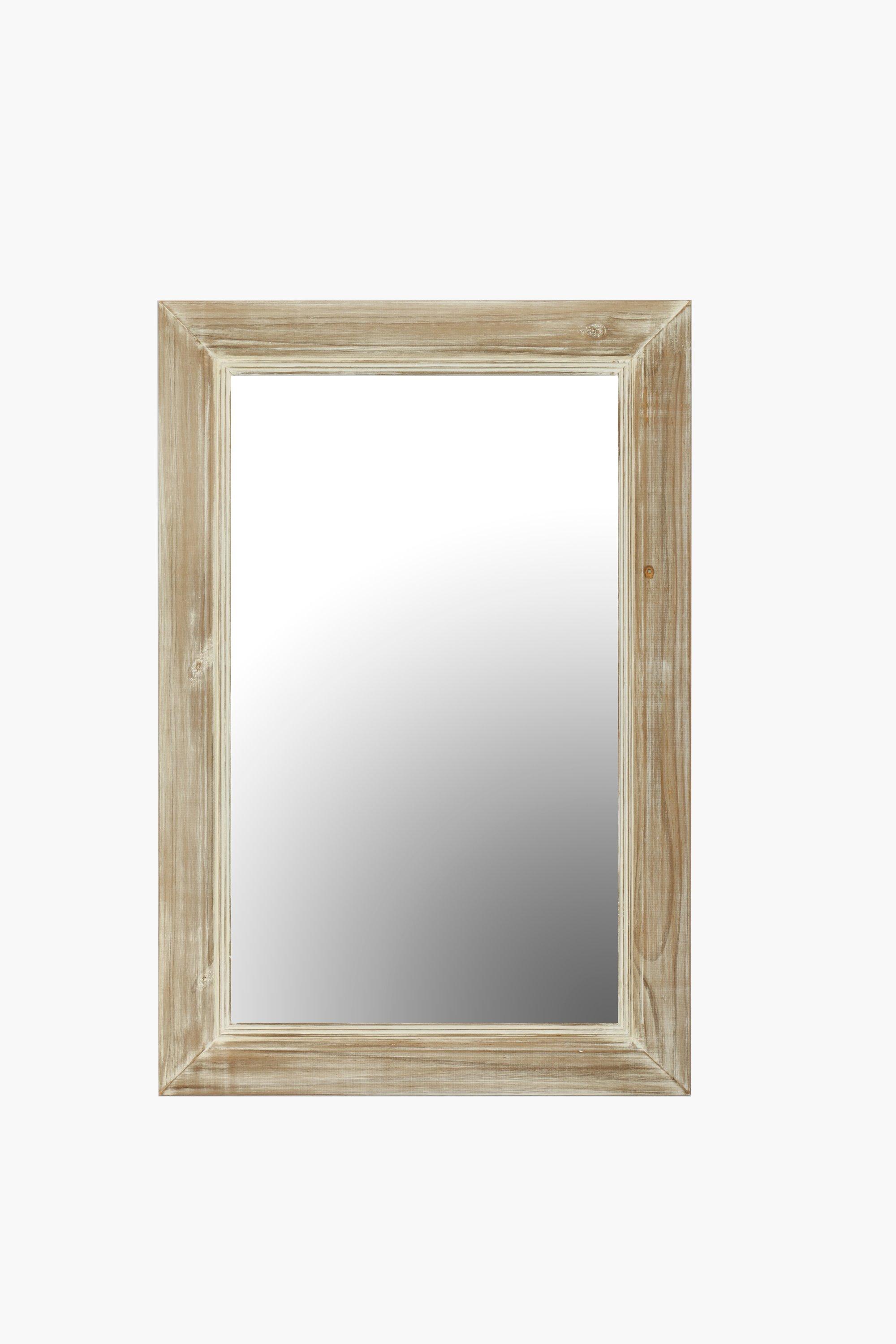 Washed Wood Mirror, 60x90cm