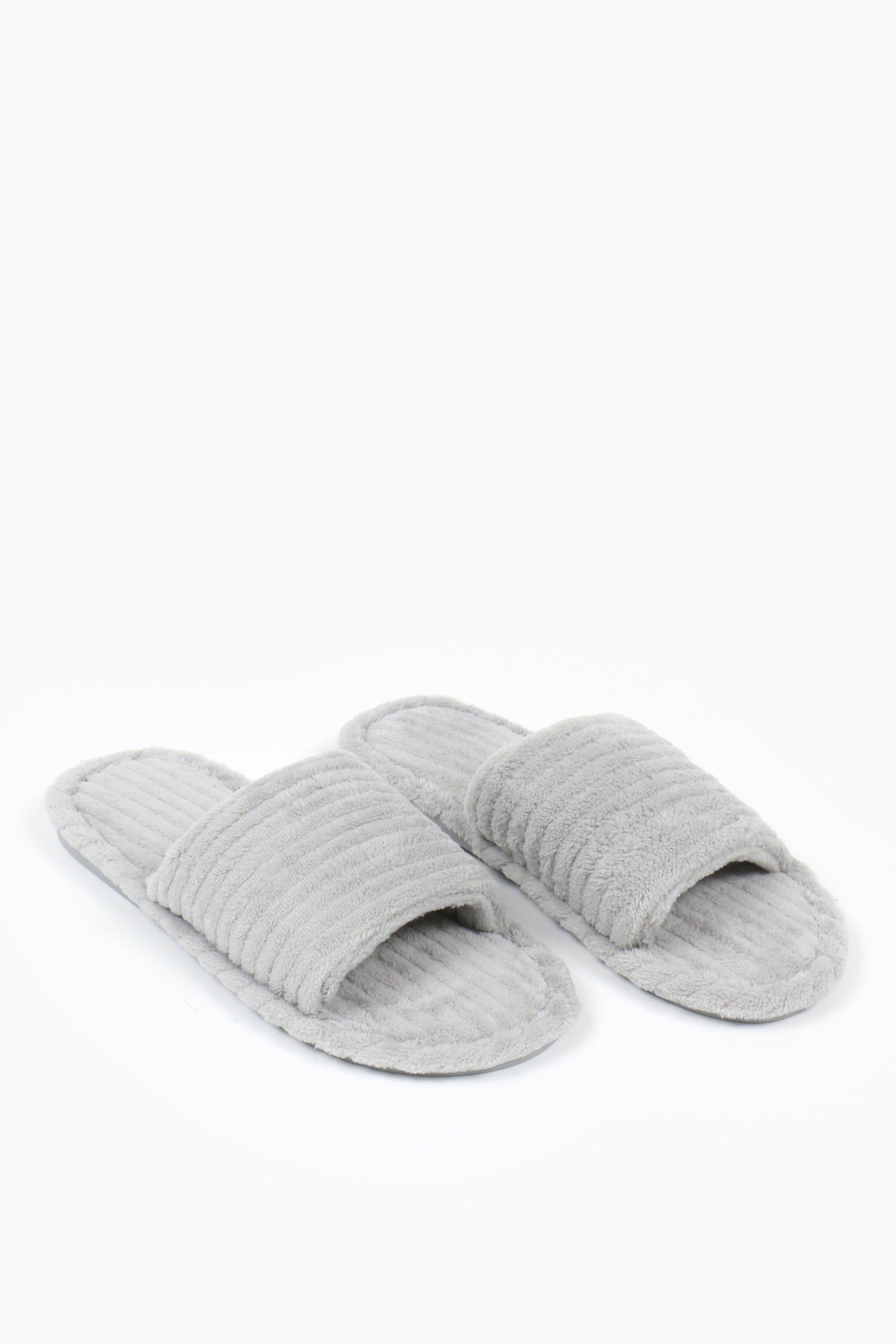 Ribbed Slippers 7-8