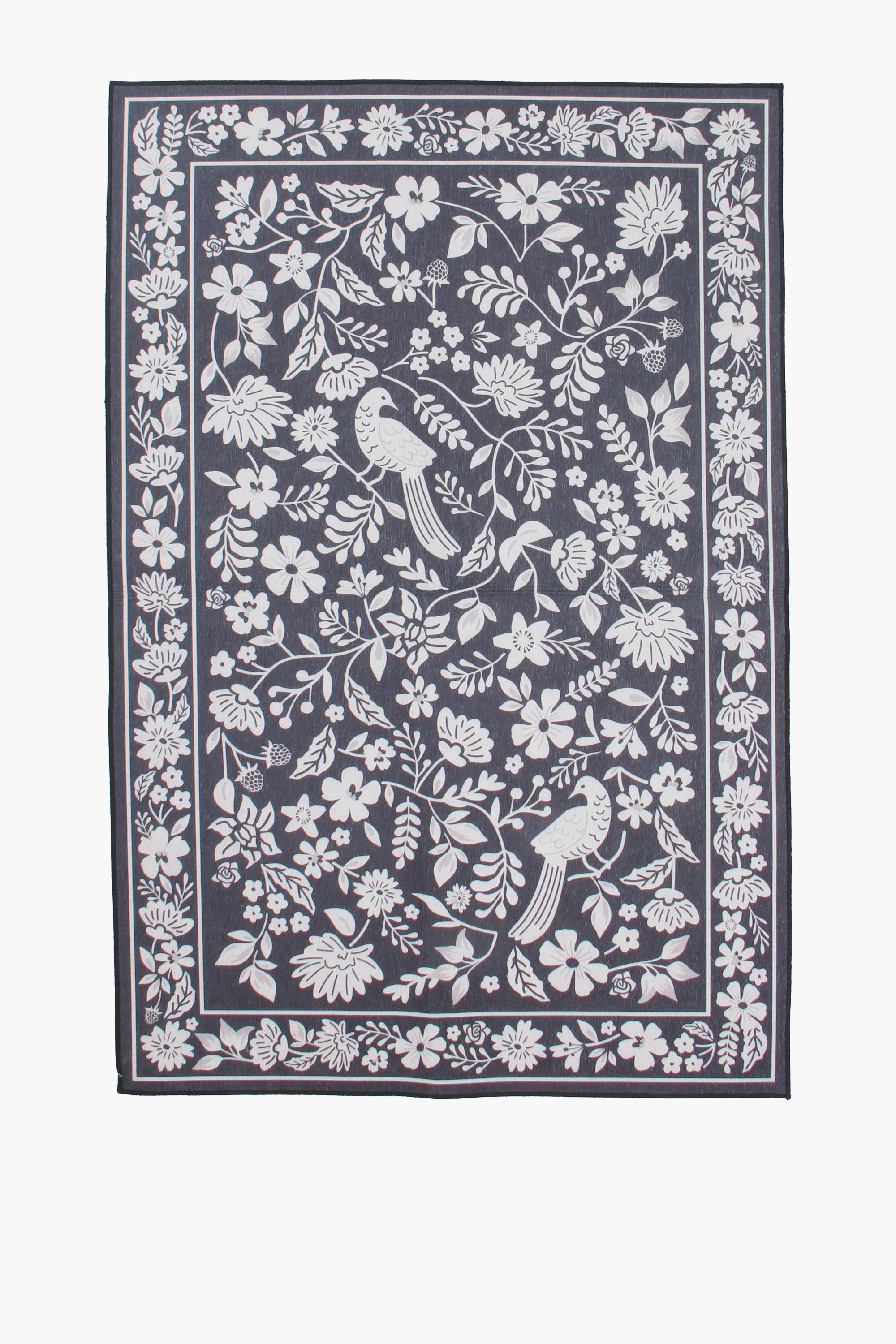 Digitally Printed Zora Floral Rug, 120x180cm