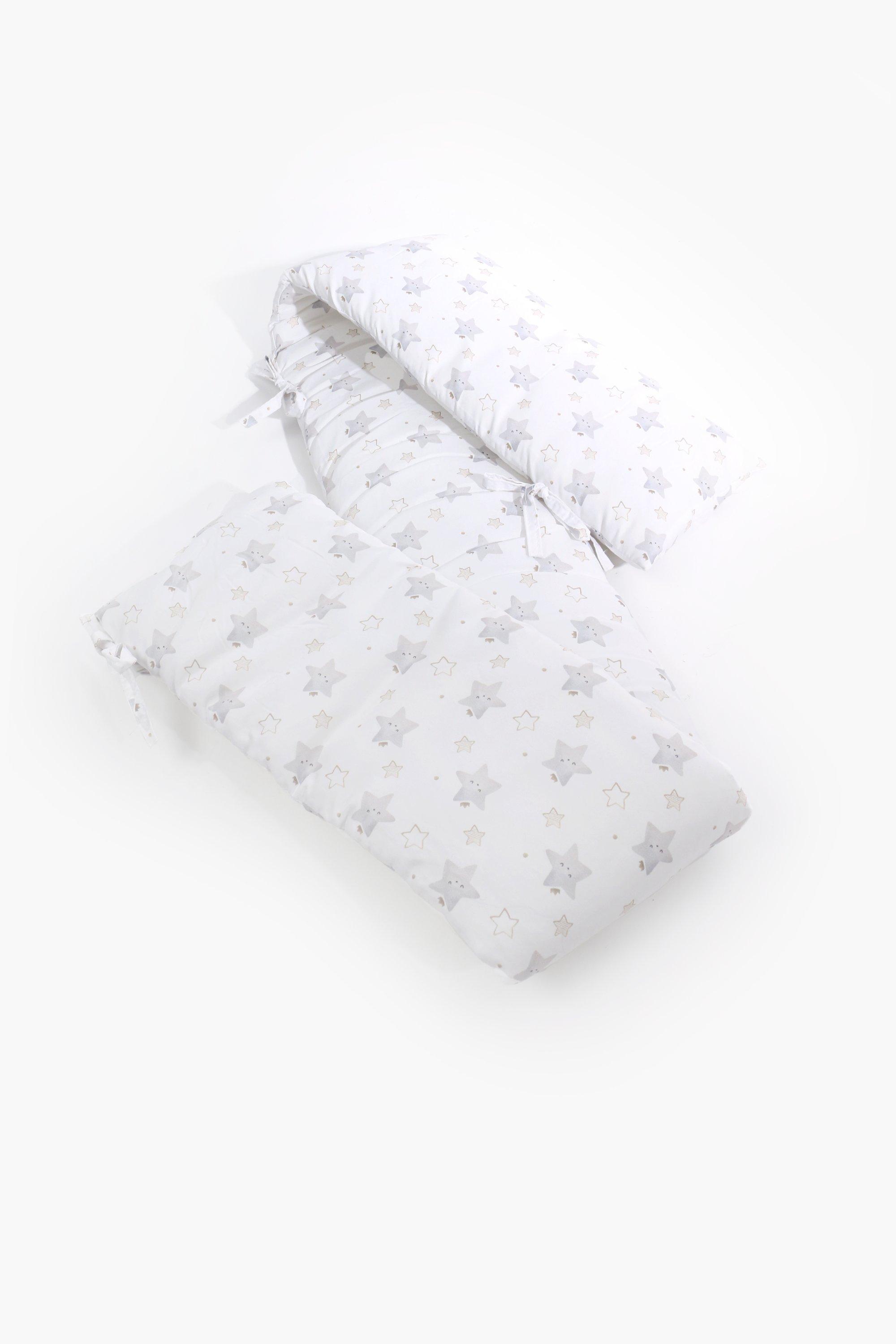 Soft Touch Printed Riley Stars Cot Bumper
